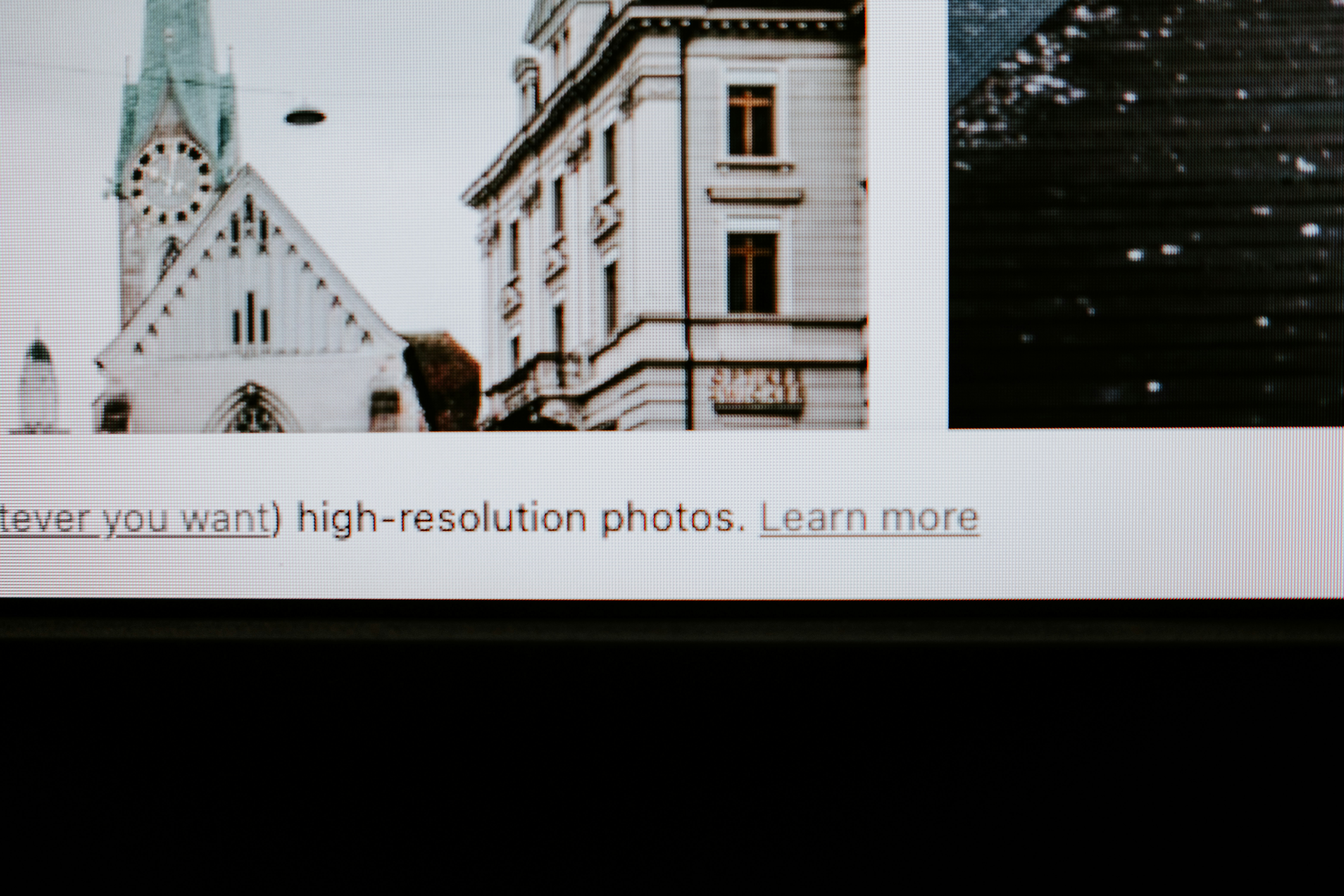white and black concrete building