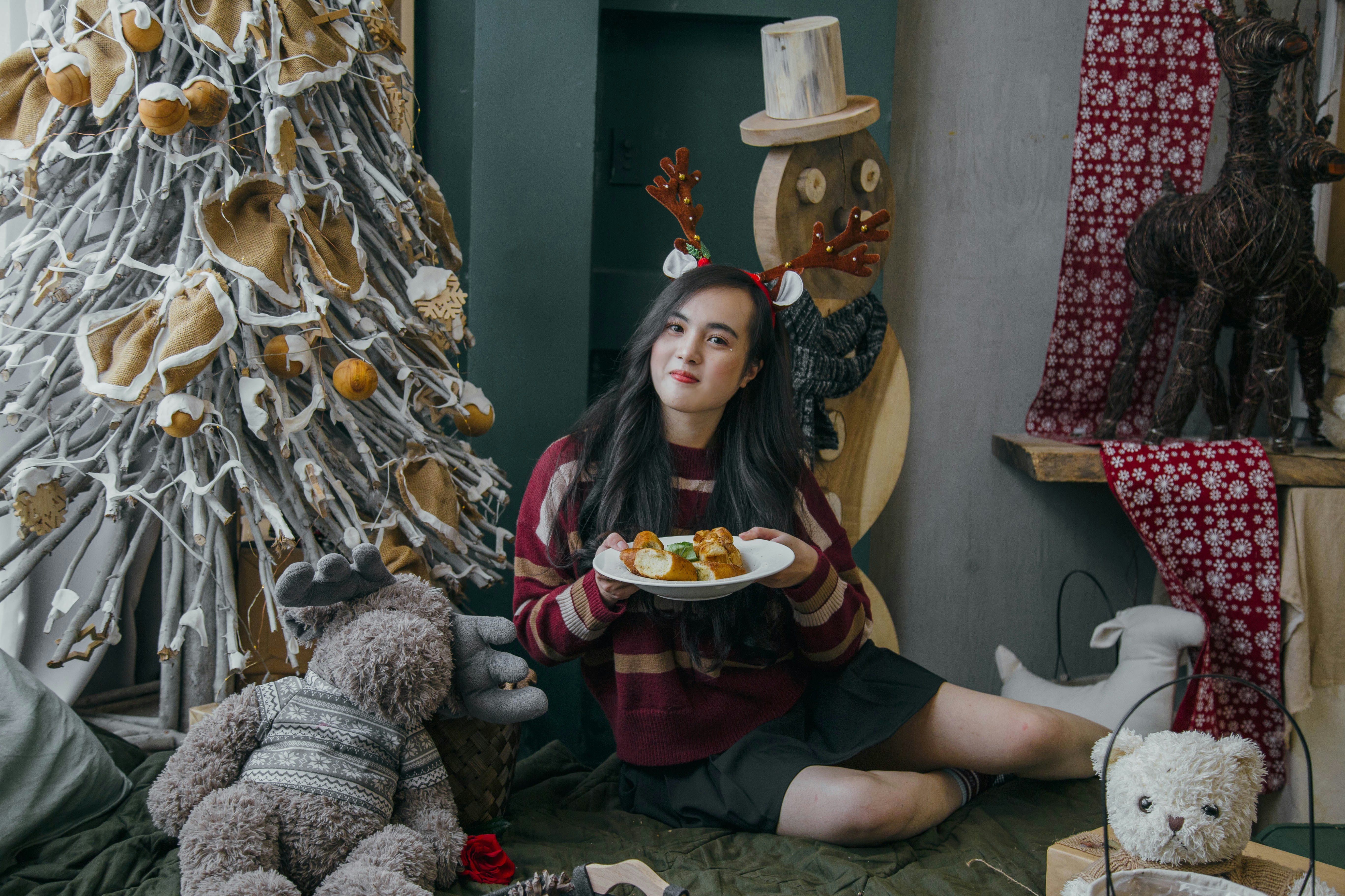 Holiday Feast Amid Whimsical Christmas Nook