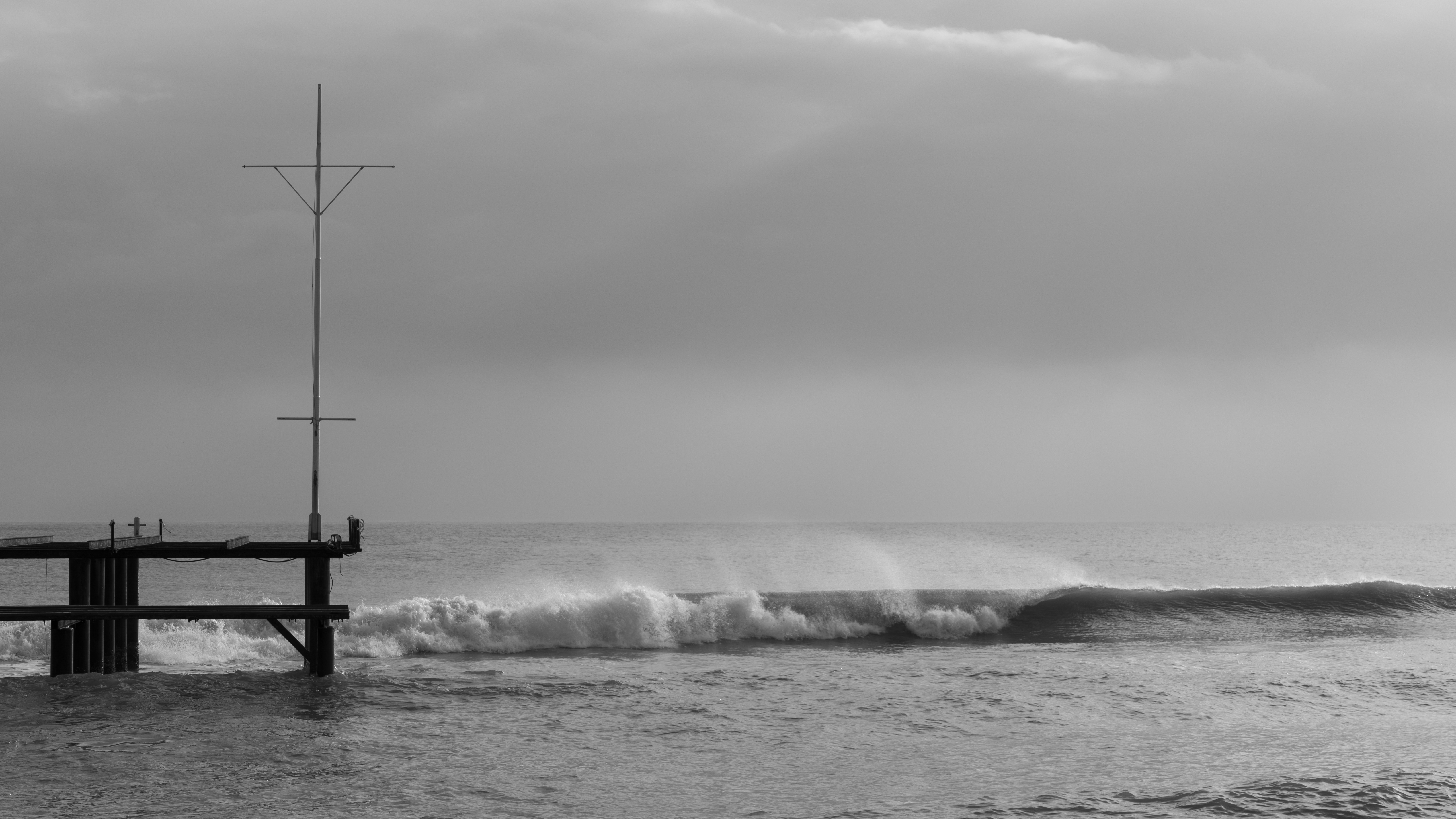 Edge of Quiet: The Pier Against the Grey Atlantic
