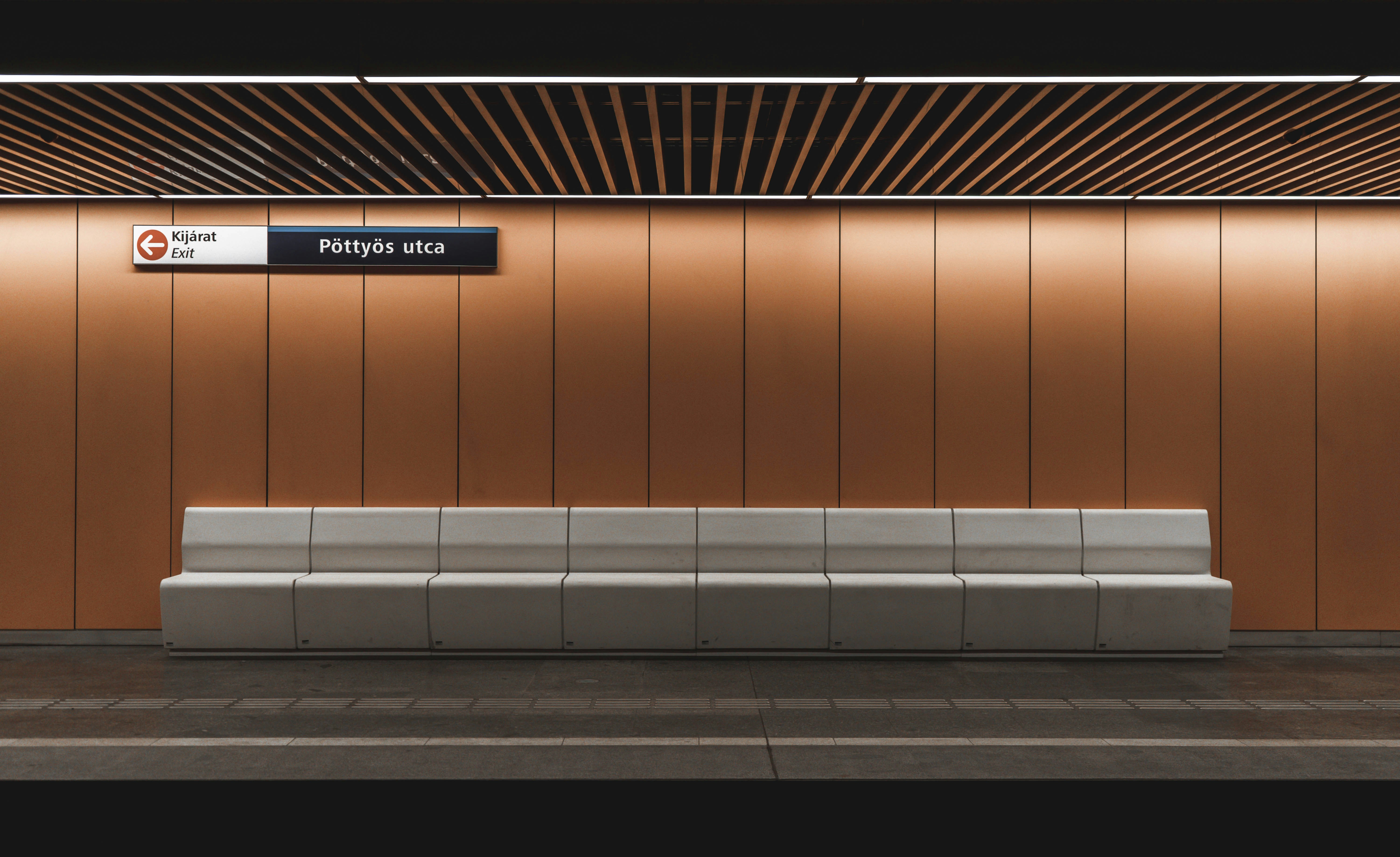 Symmetry in Transit: Budapest Metro Station