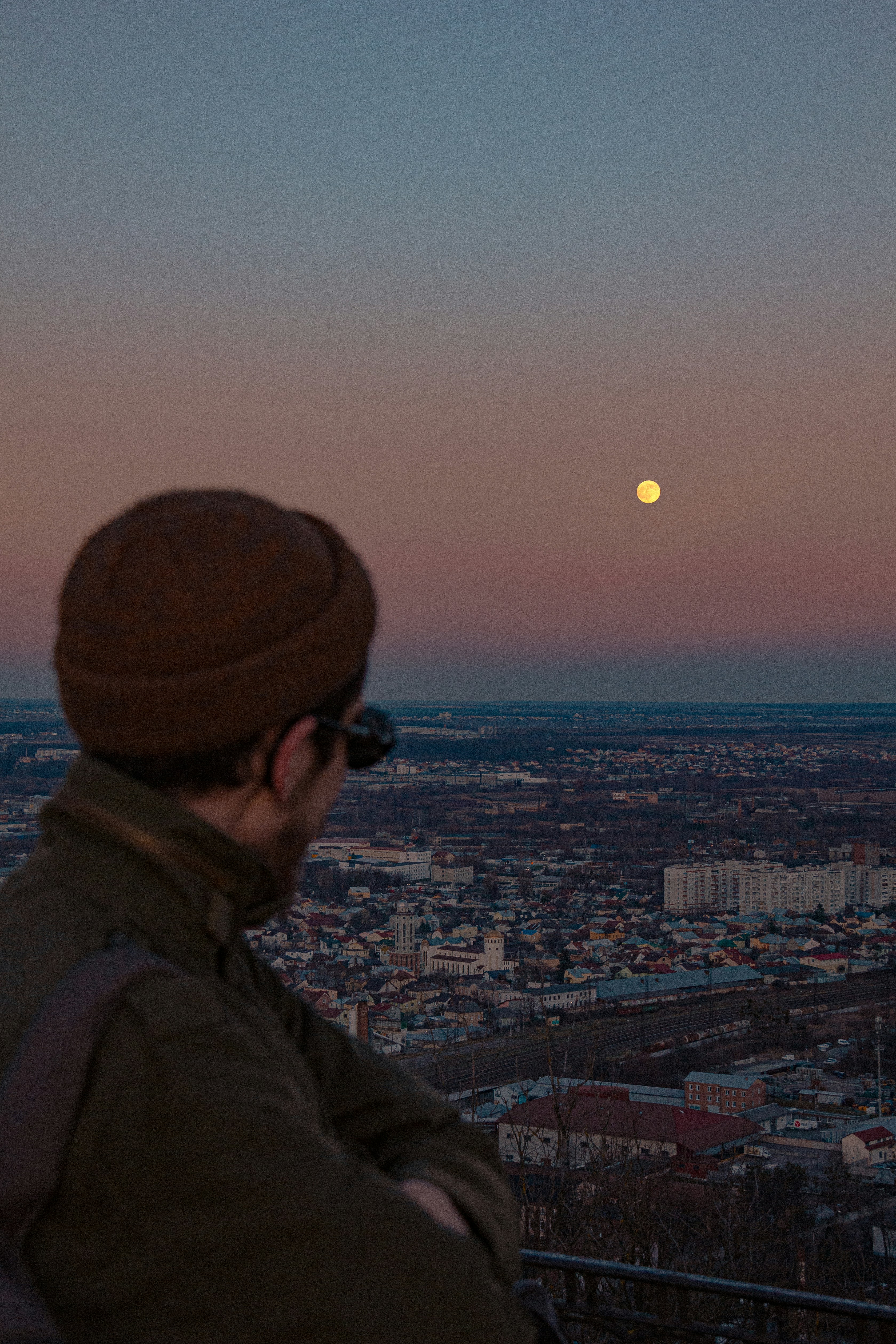 View from the highest point of the Lviv city (413 masl).
