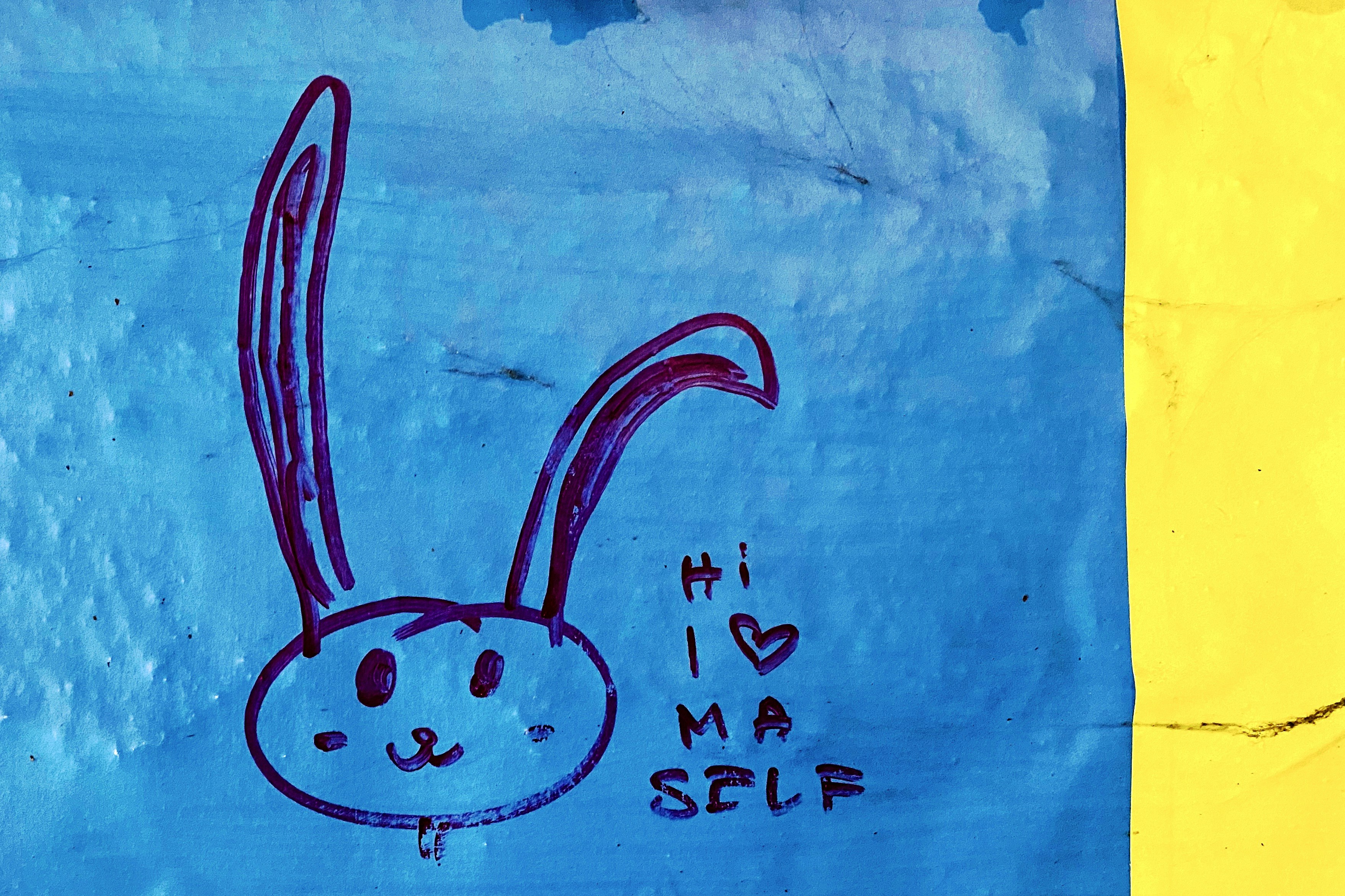 Red and white rabbit drawing photo – Free Art Image on Unsplash