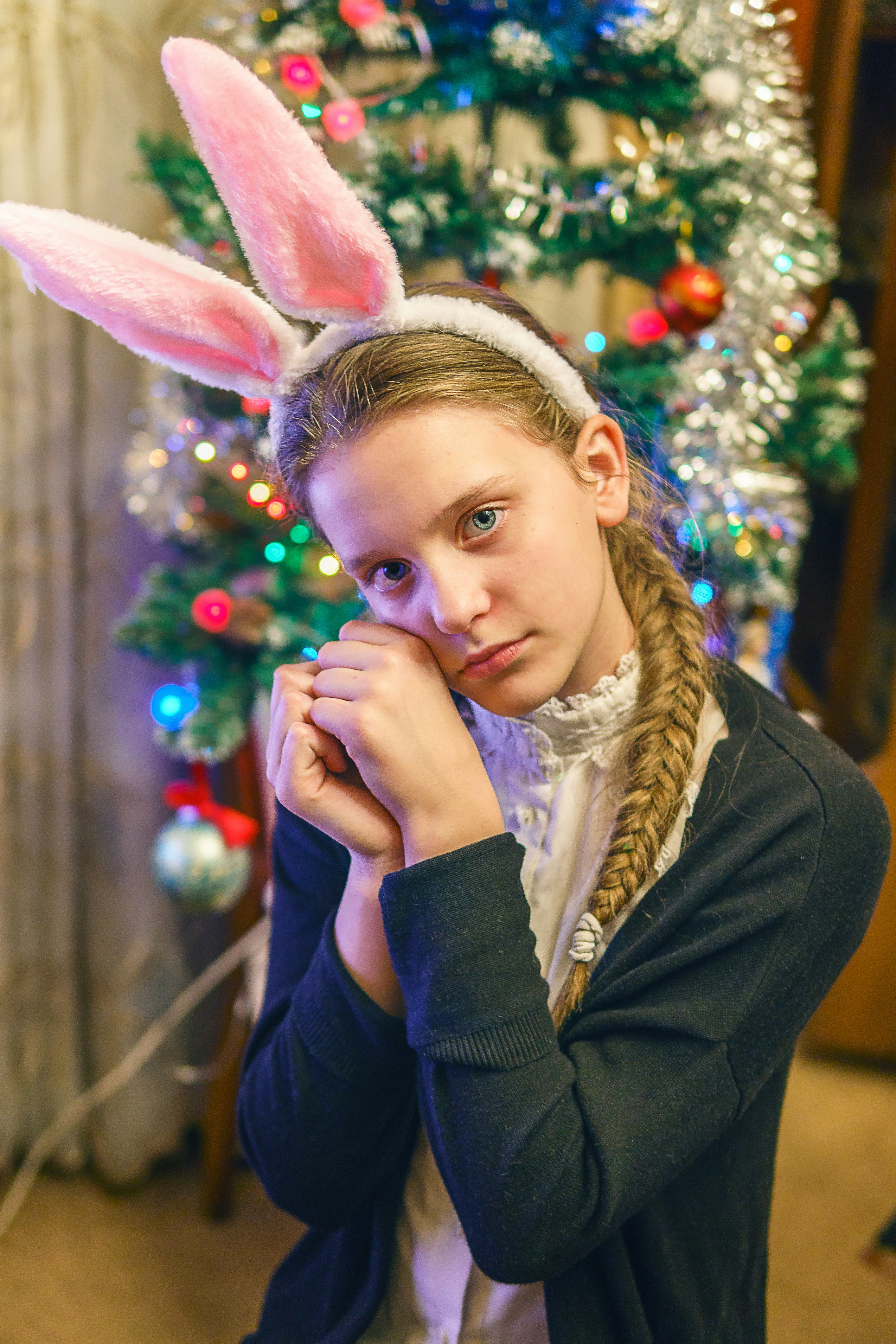 Bunny Ears and Christmas Glow