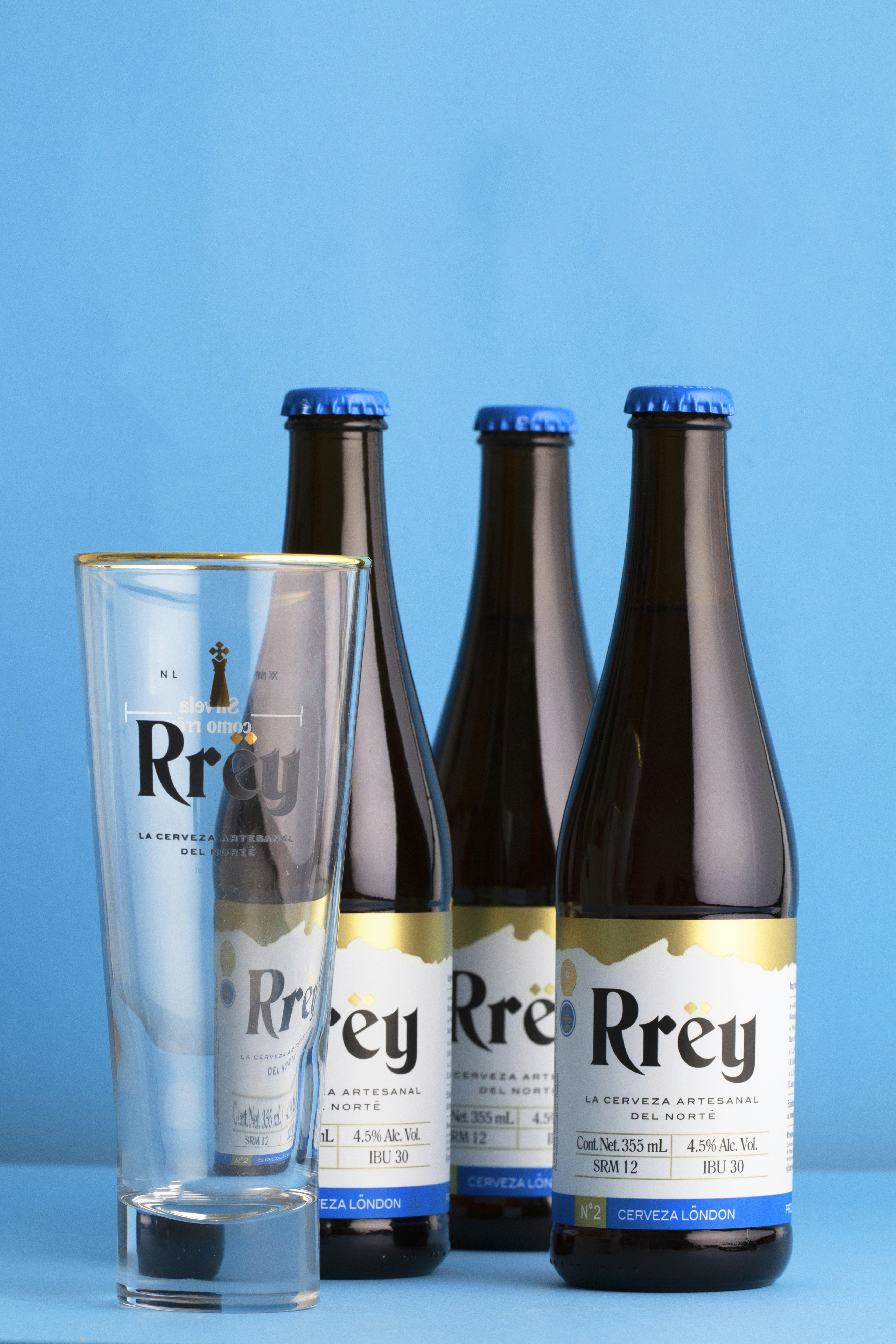 Cerulean Trio: Bottles in a Minimalist Still Life