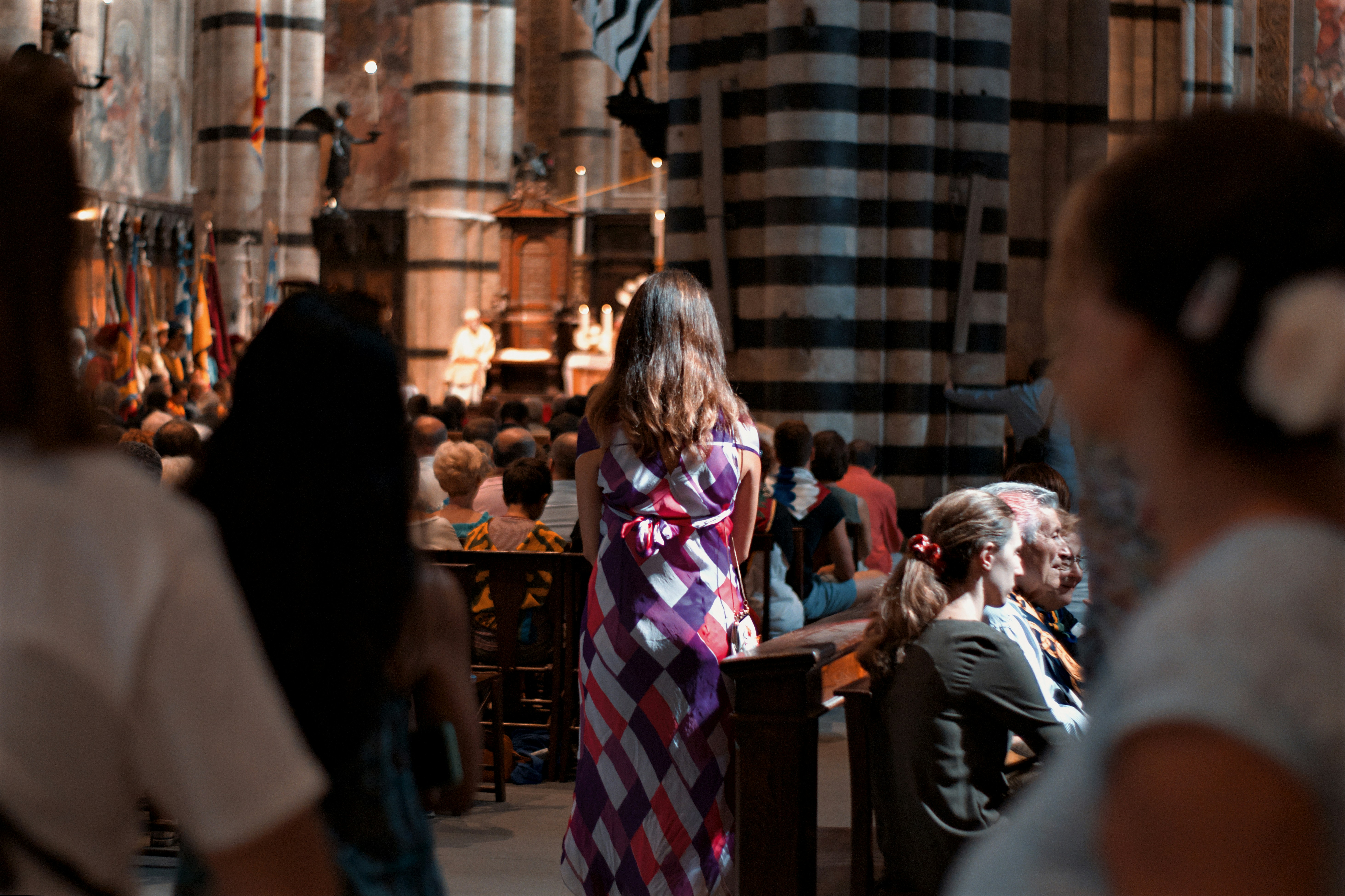 A Moment of Reflection in the Cathedral