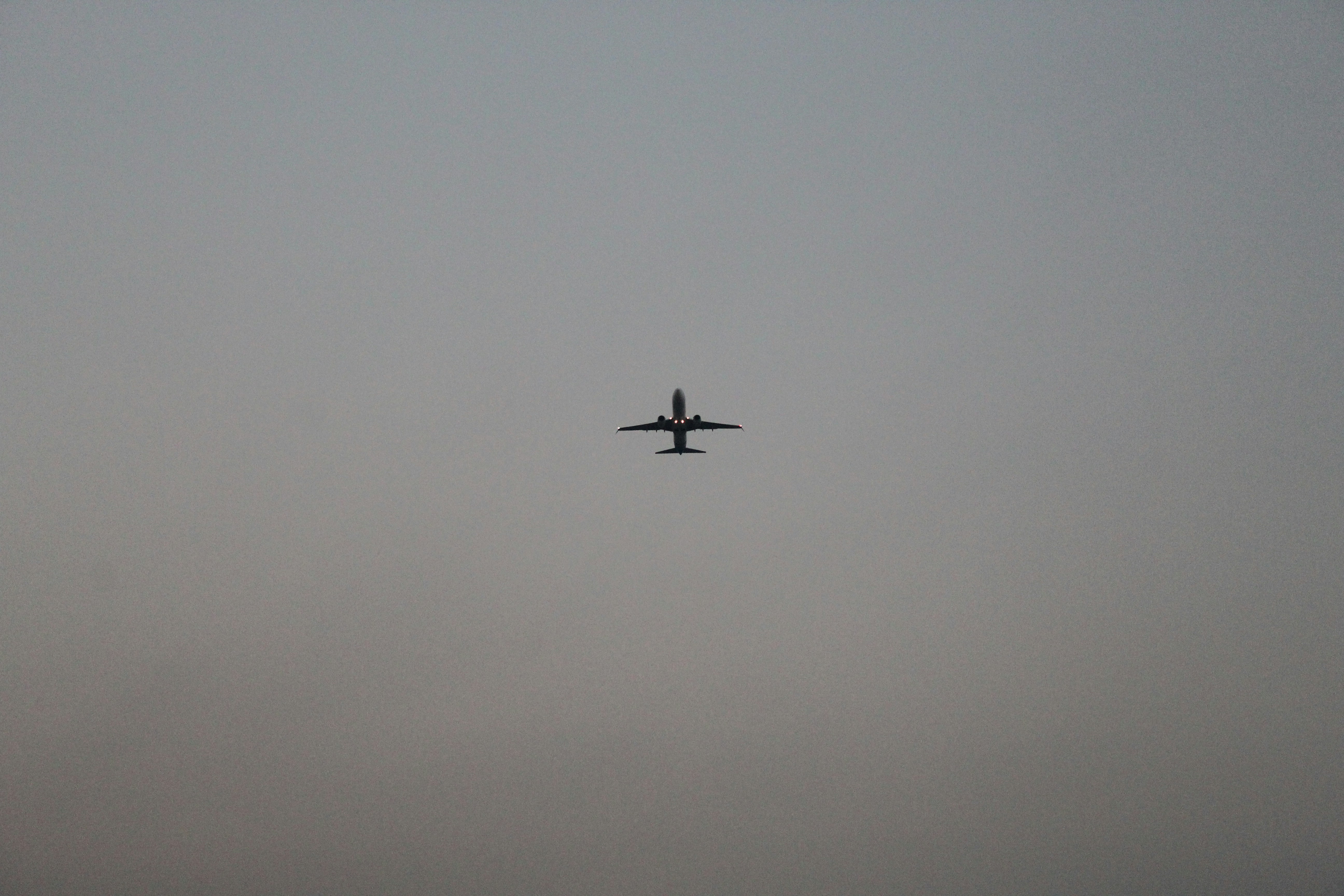 airplane flying in the sky