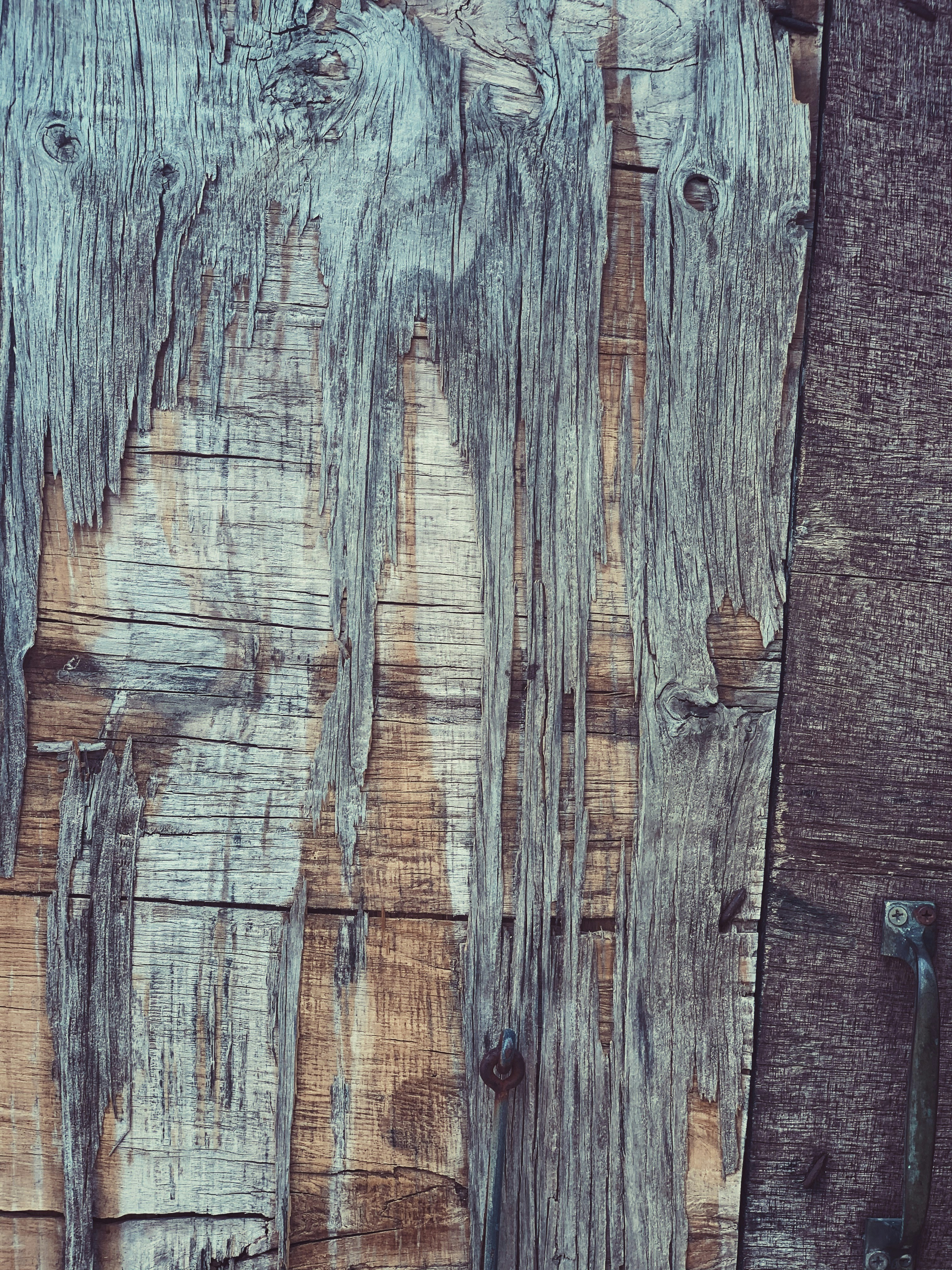 Close-up of aged wooden planks showcasing intricate textures and natural wear patterns. The image highlights the beauty of rustic materials.