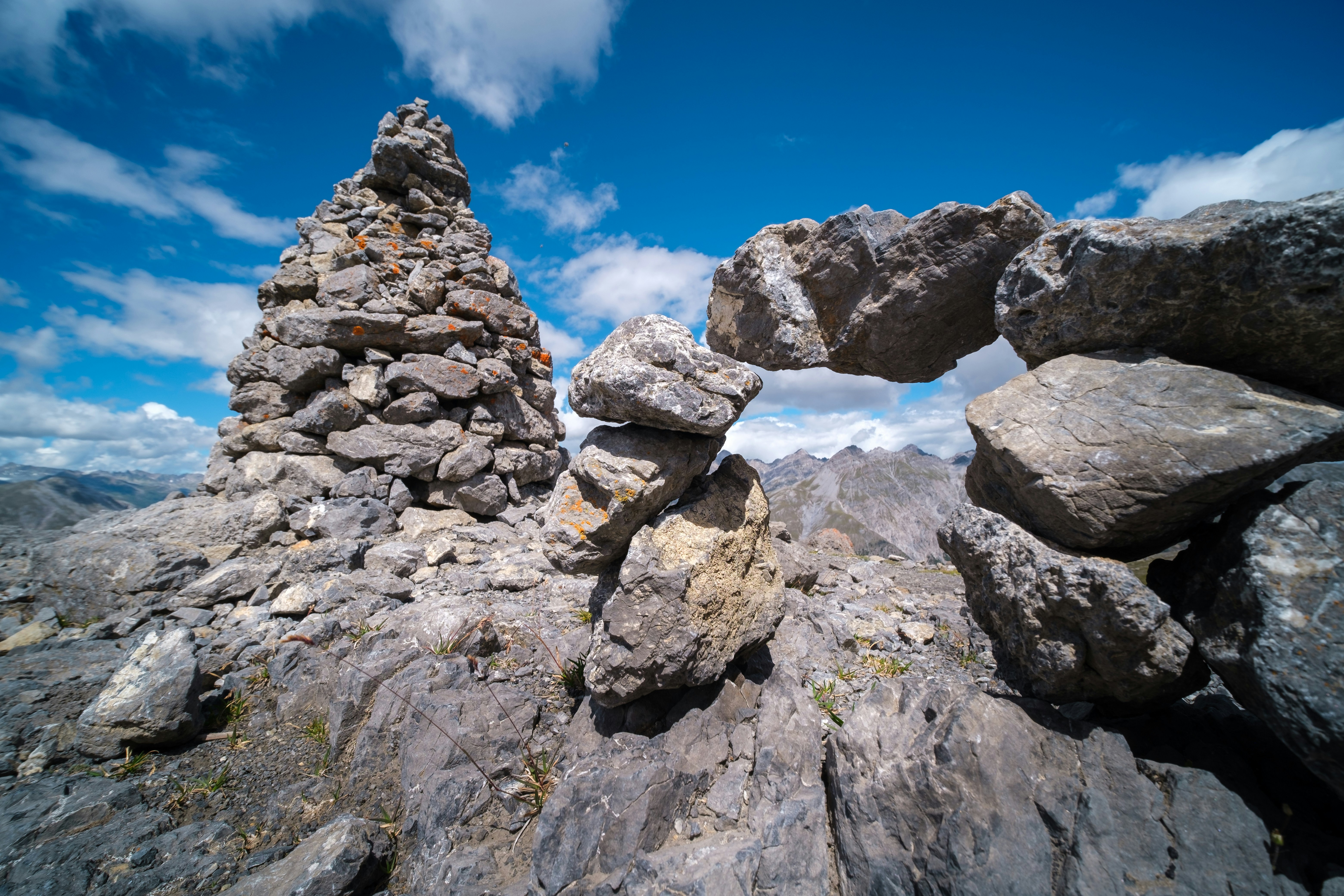 Gray rocky mountain under blue sky during daytime photo – Free ...