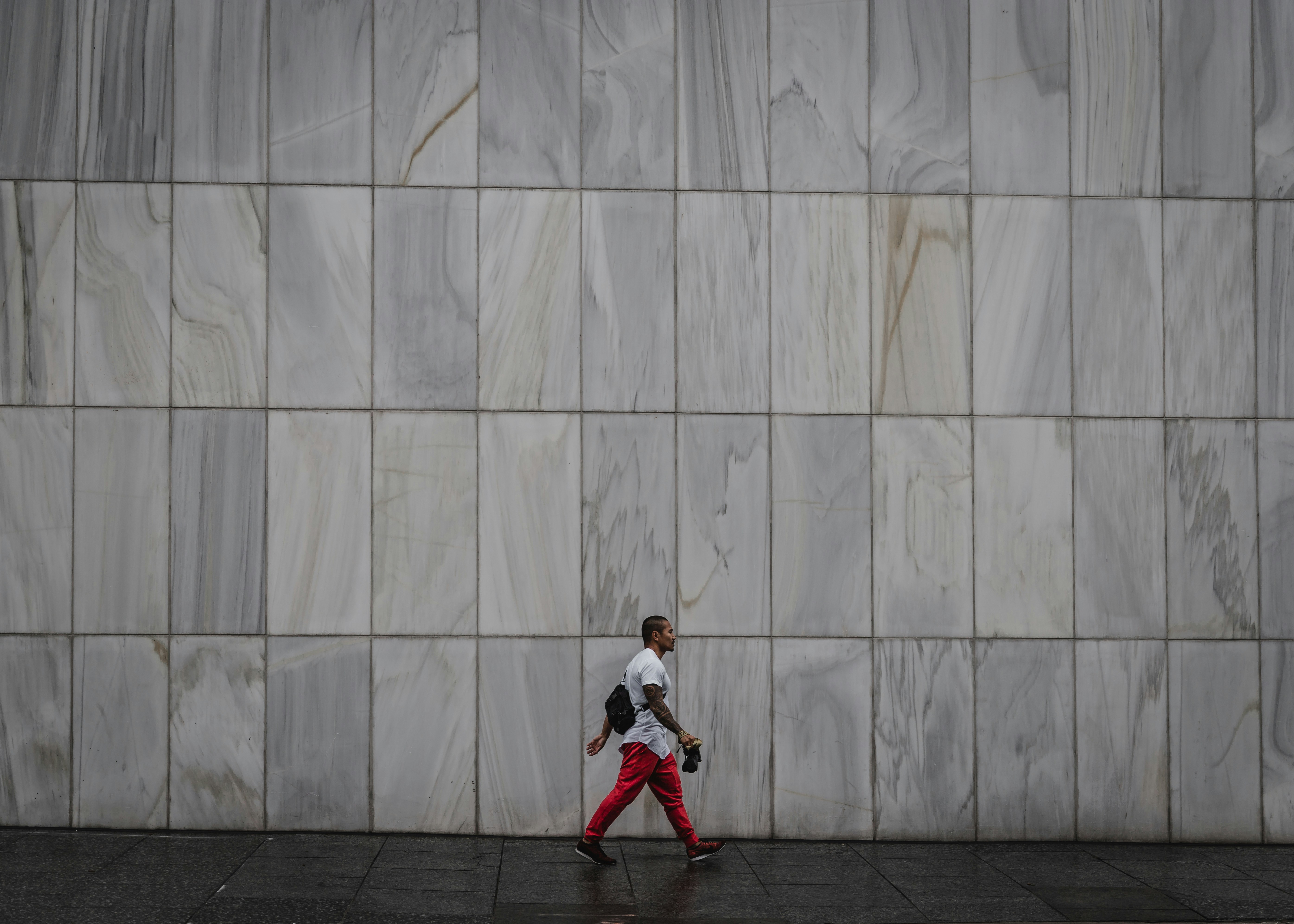 Stride Across a Marble Wall