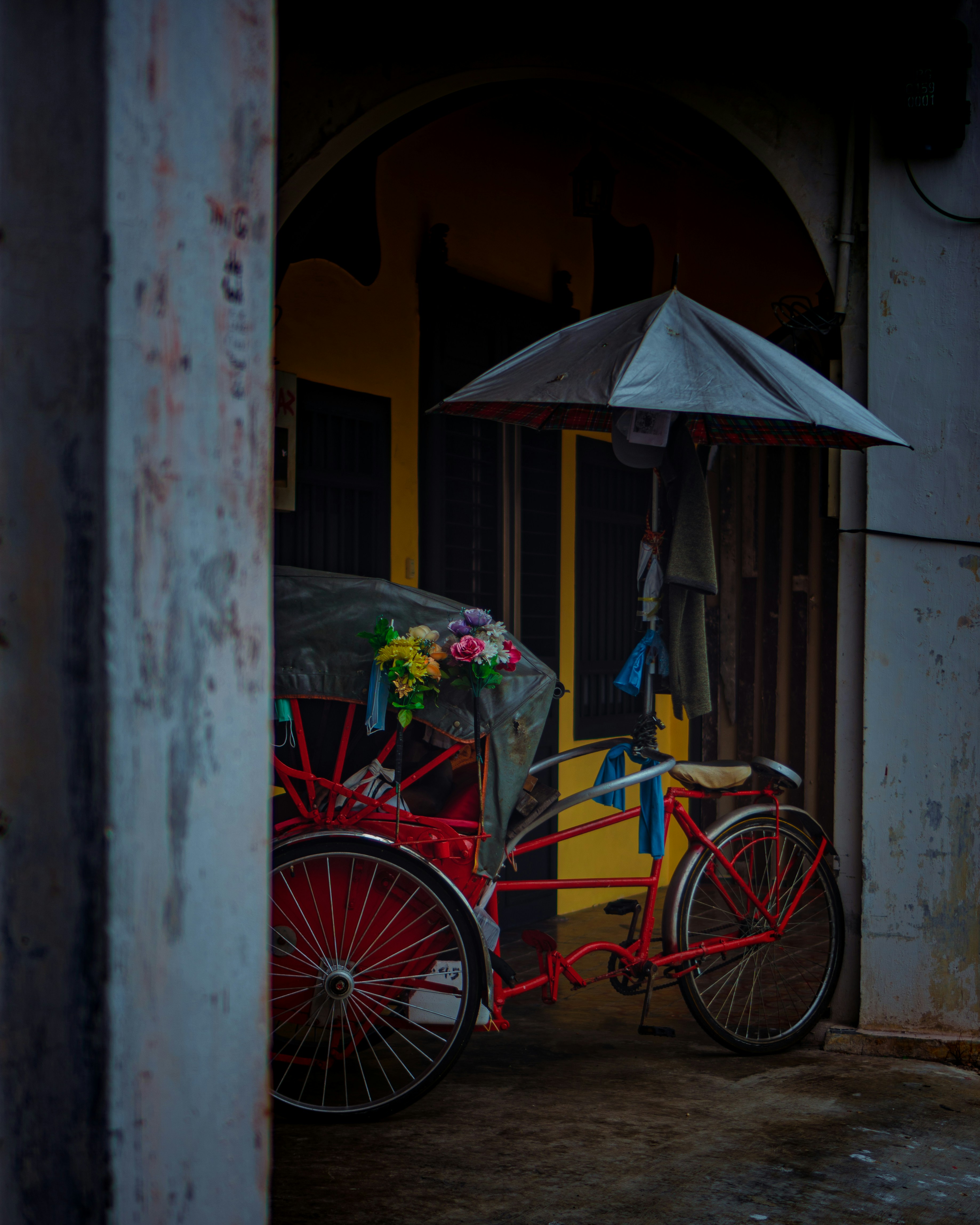 girl in yellow dress riding on bicycle