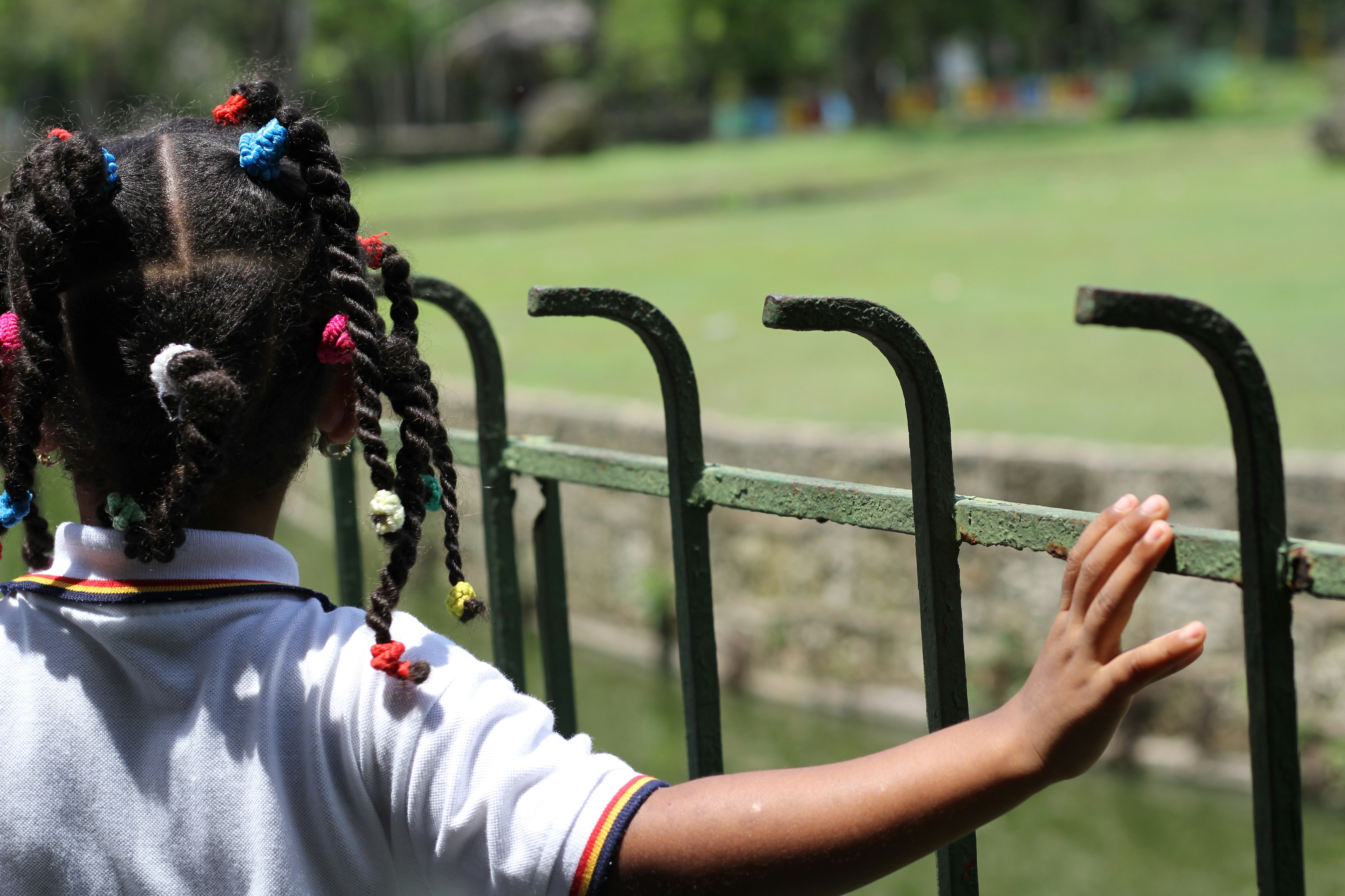 Kid at the Zoo.