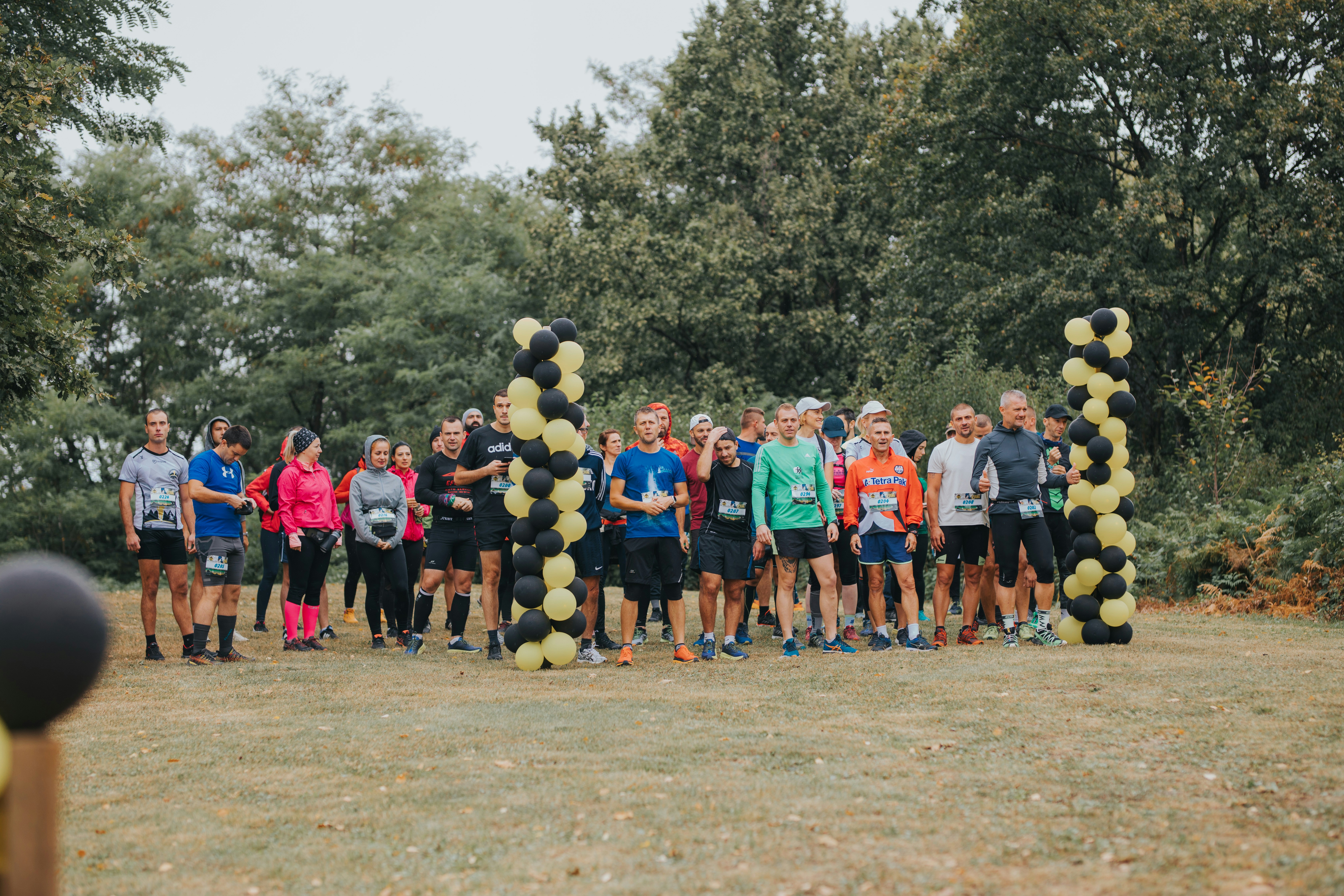 Lineup at the Park Run Start