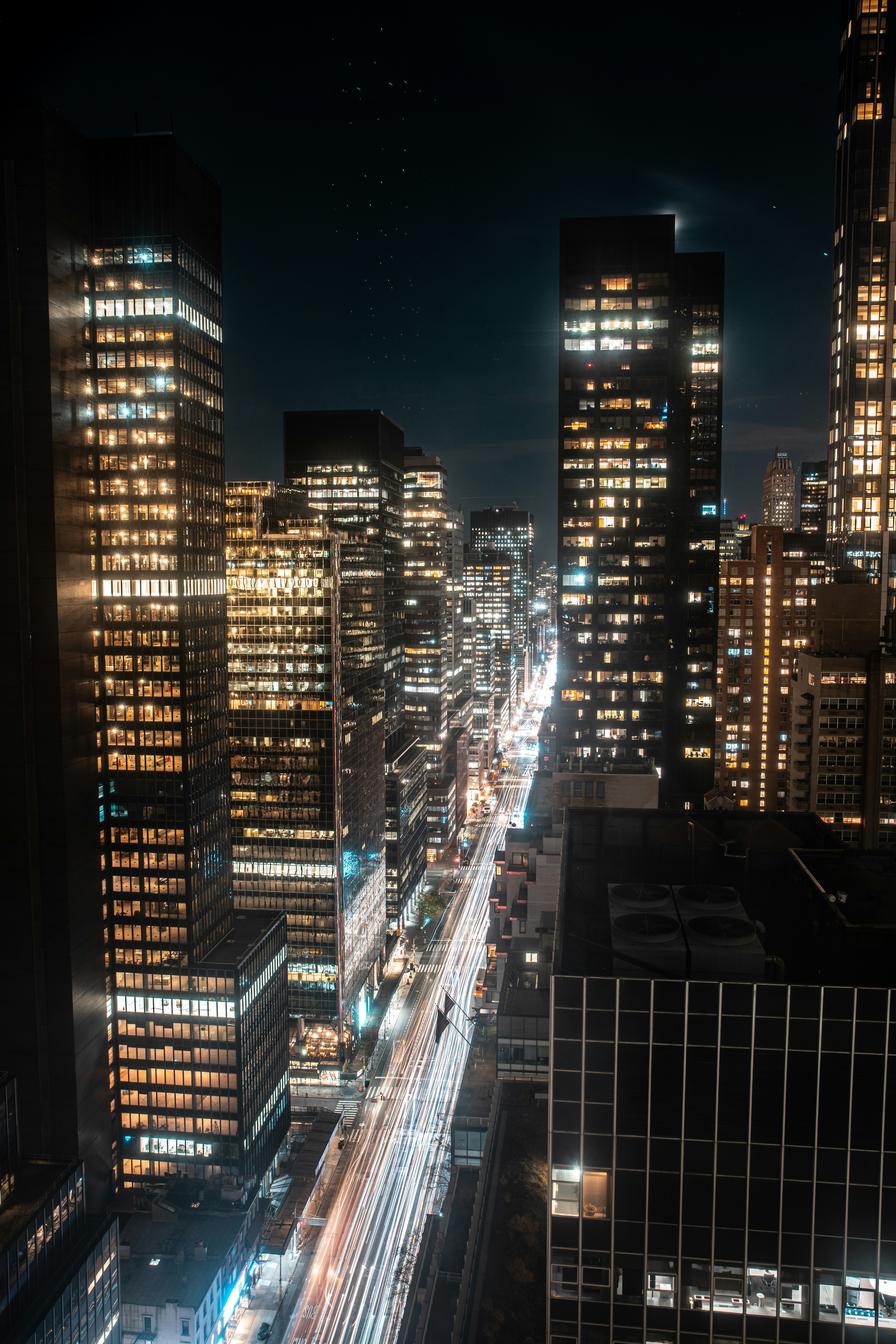 City buildings during night time photo – Free New york Image on Unsplash