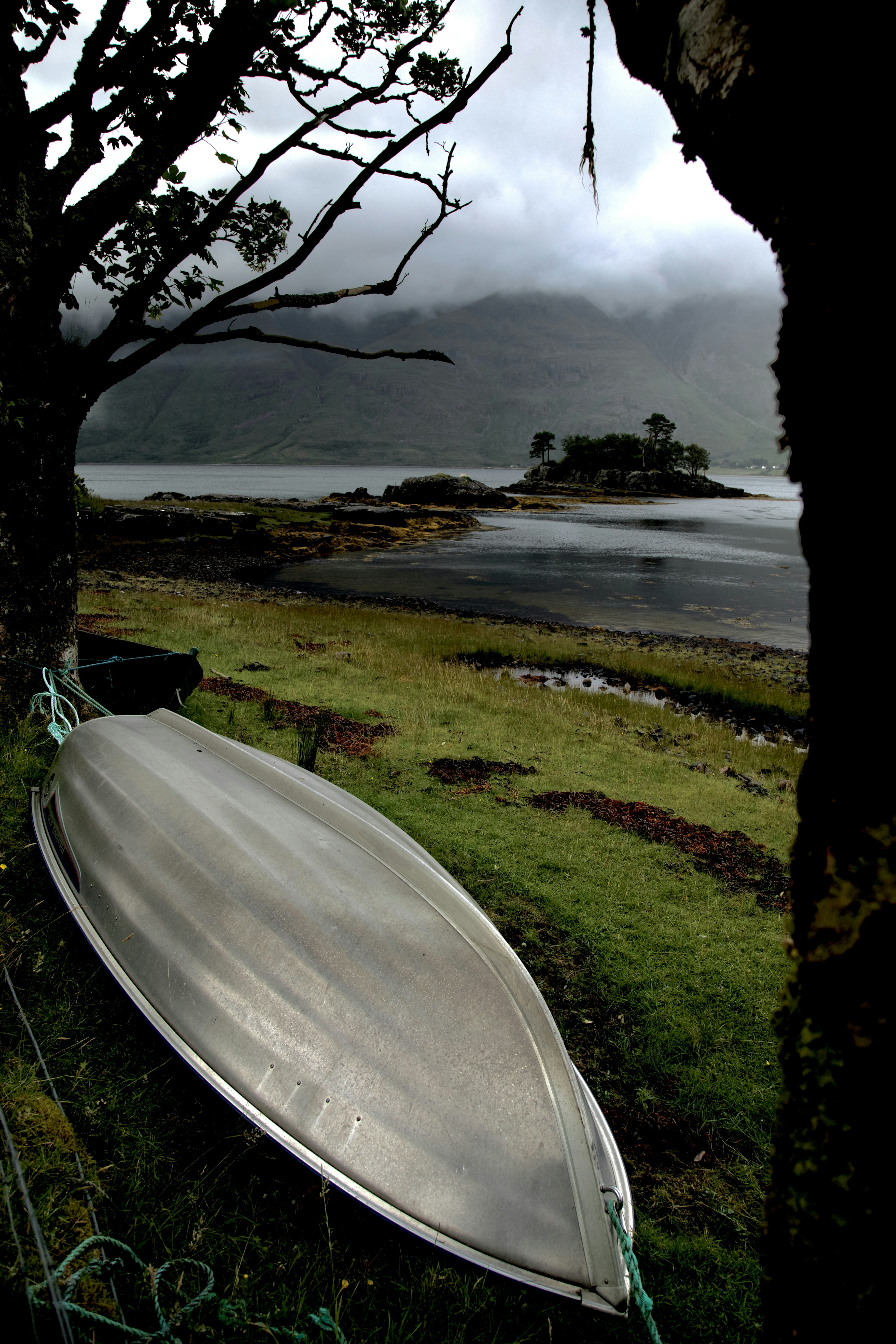 A boat in the highlands
