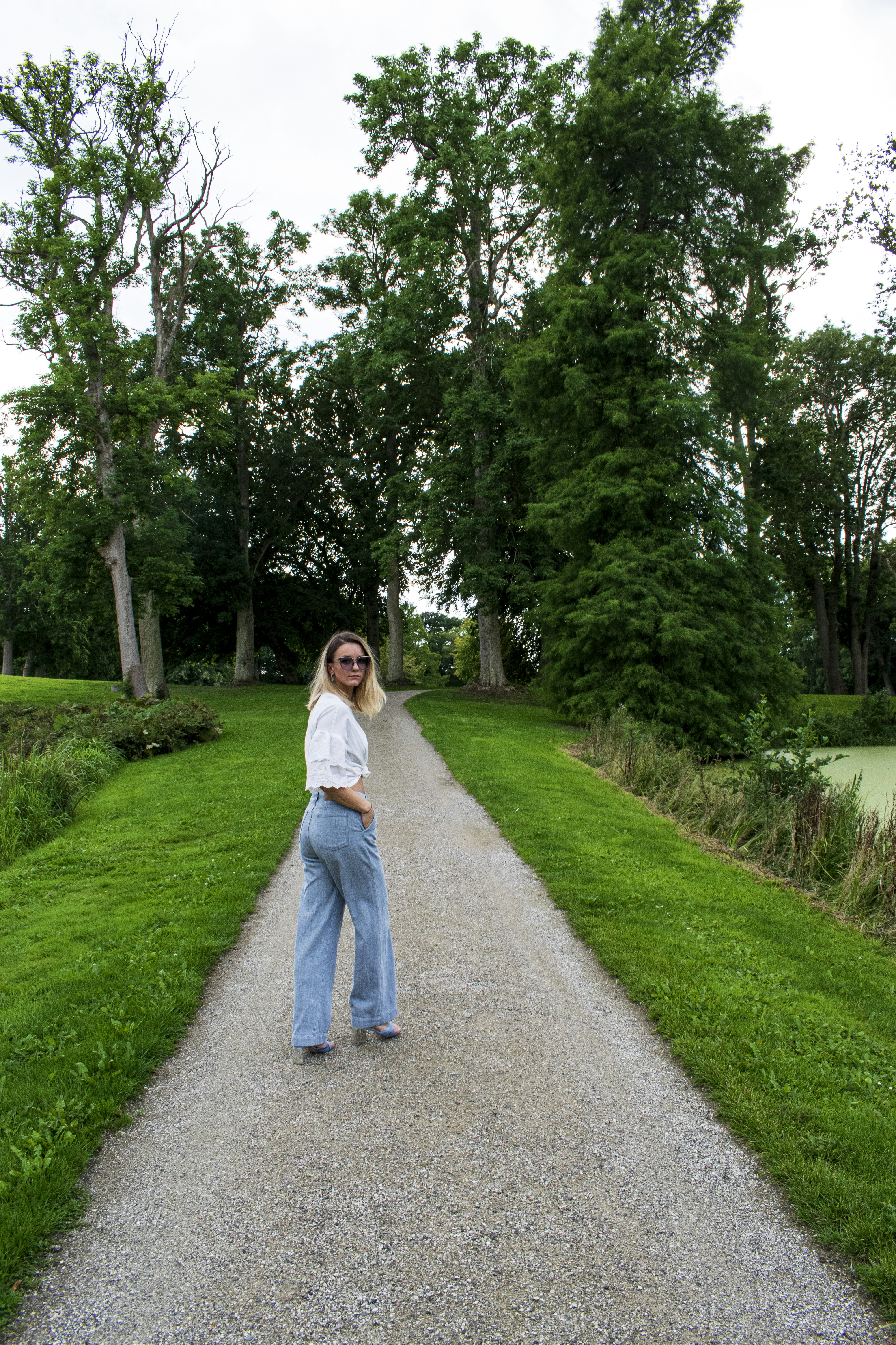 Trail Portrait: A Stranger on a Serene Gravel Path
