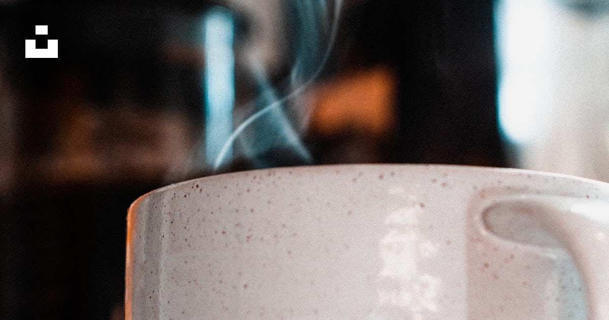 Tasse En Céramique Blanche Avec Fumée Photo Photo Los Angeles