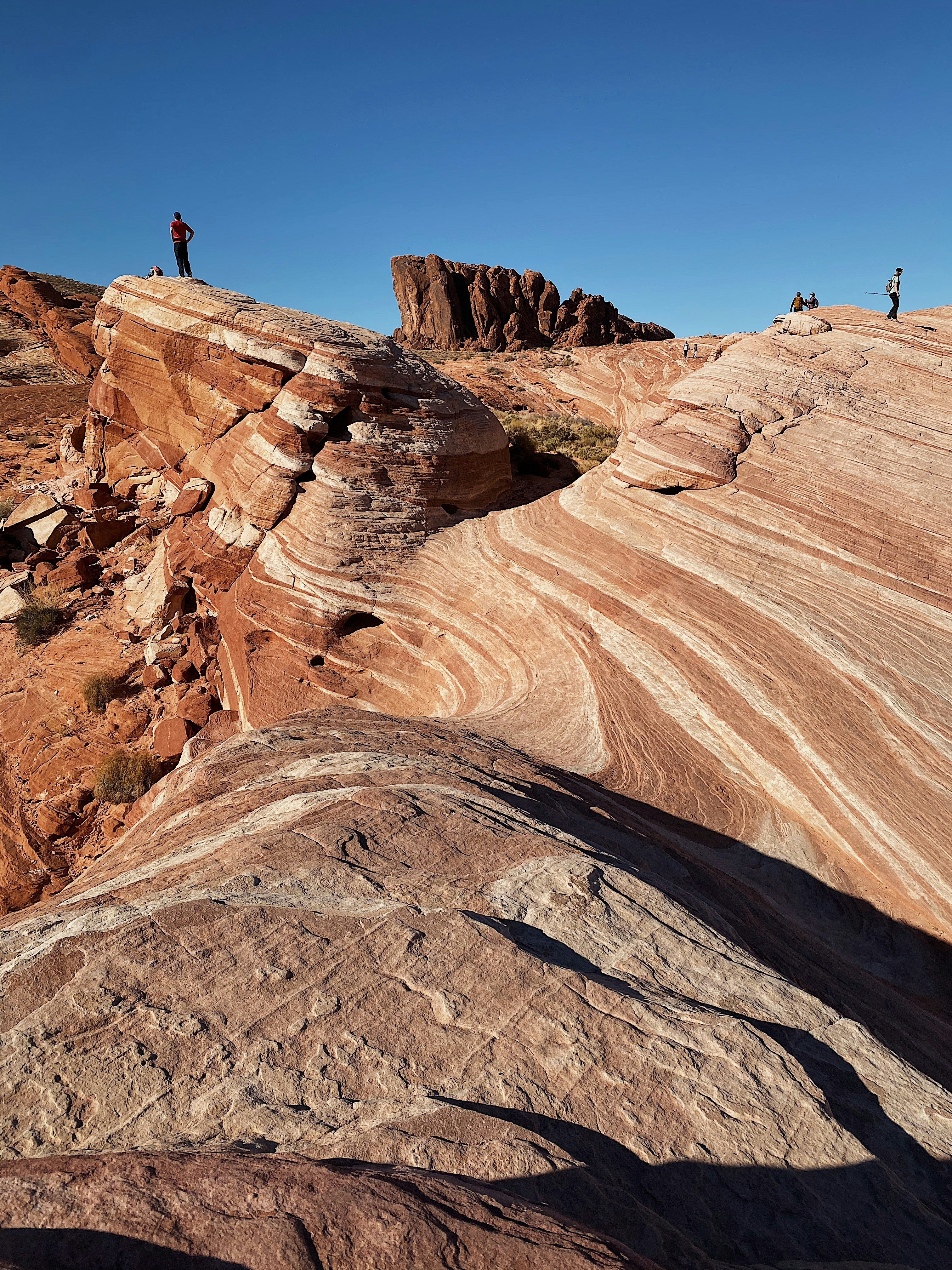Ridge Walkers on the Painted Sandstone