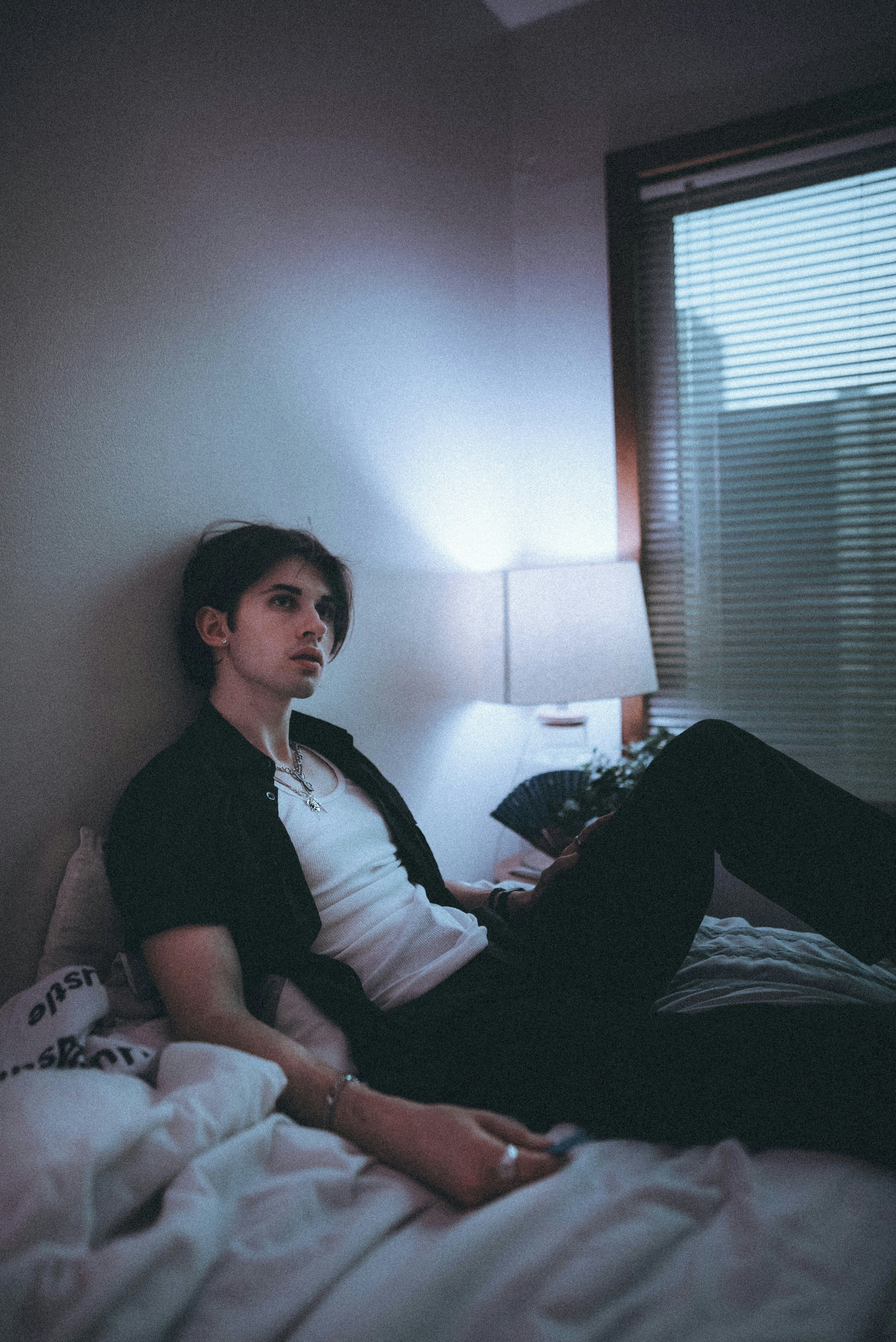 Midnight Quiet: A Muse in the Lit Bedroom