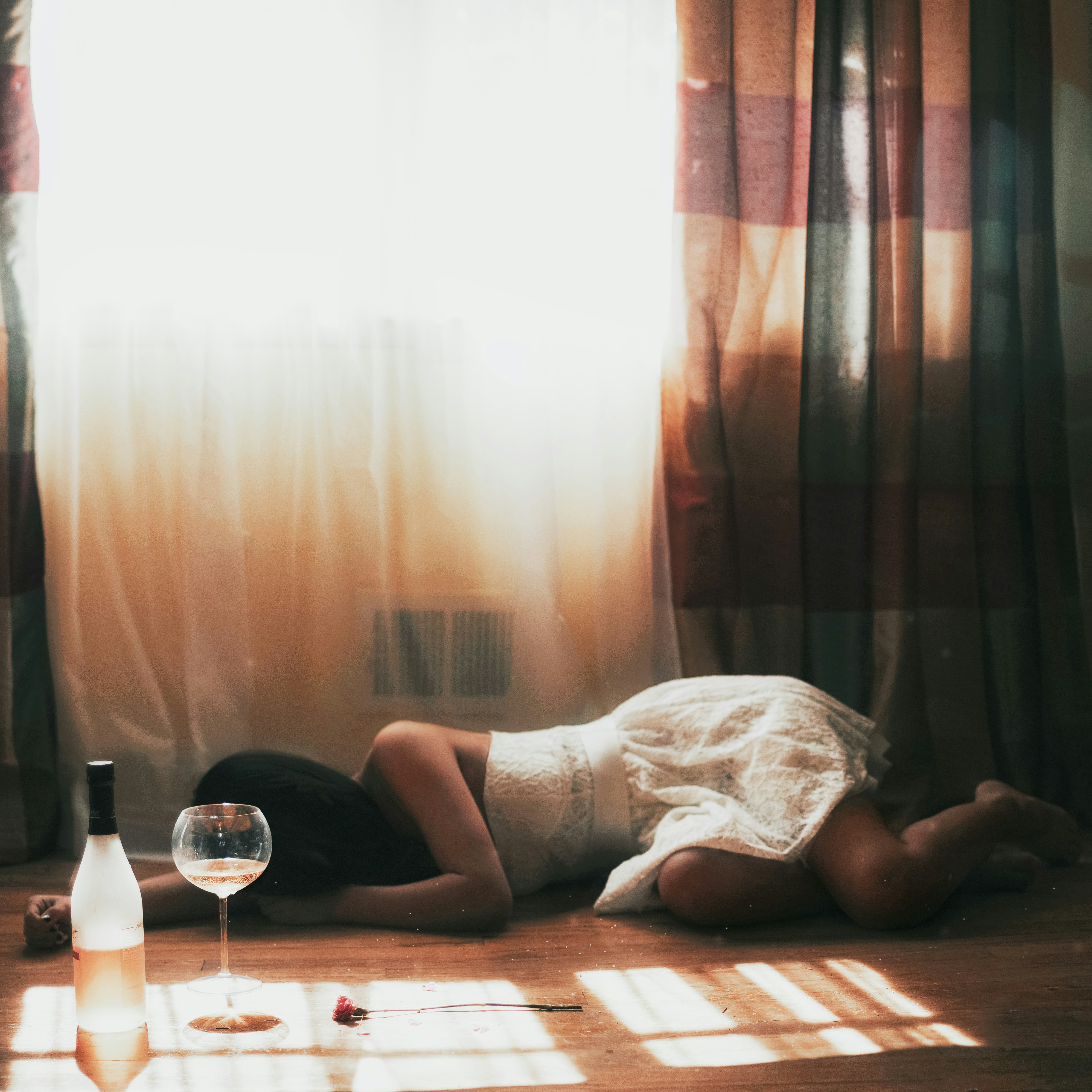 Midday Slumber by the Curtain Light