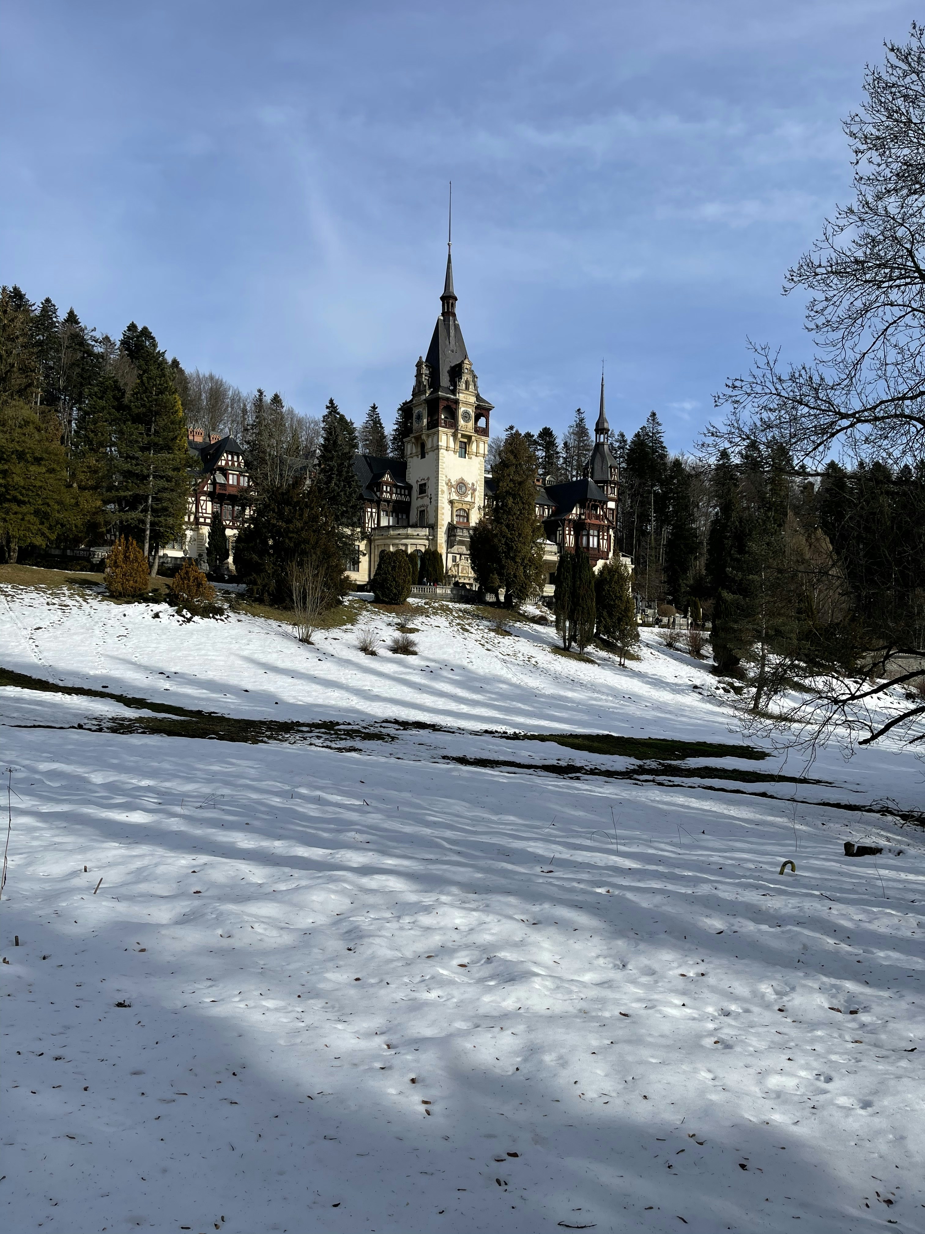 Castle on the Snow‑Dusted Hill
