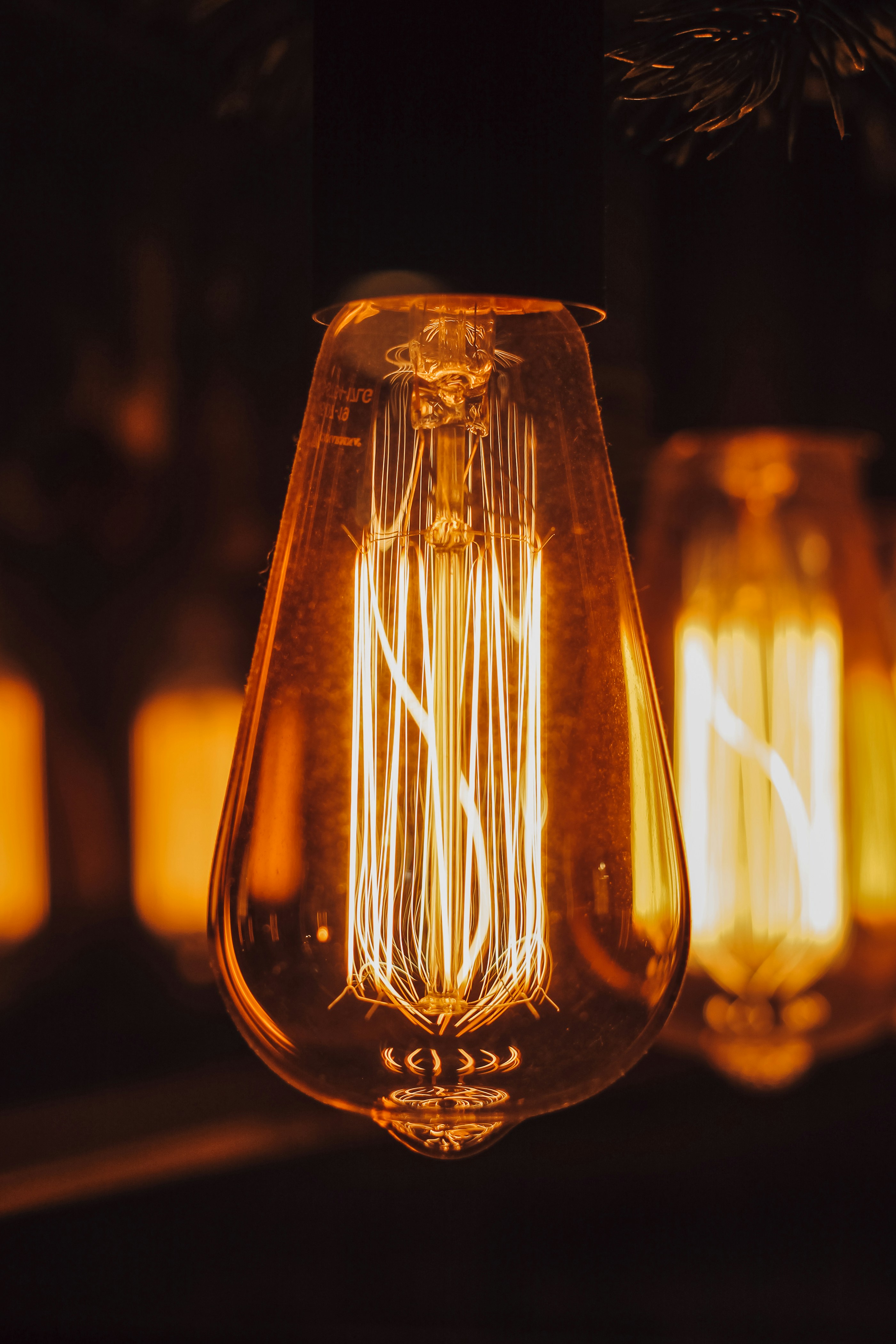 Clear glass light bulb turned on in close up photography photo – Free ...