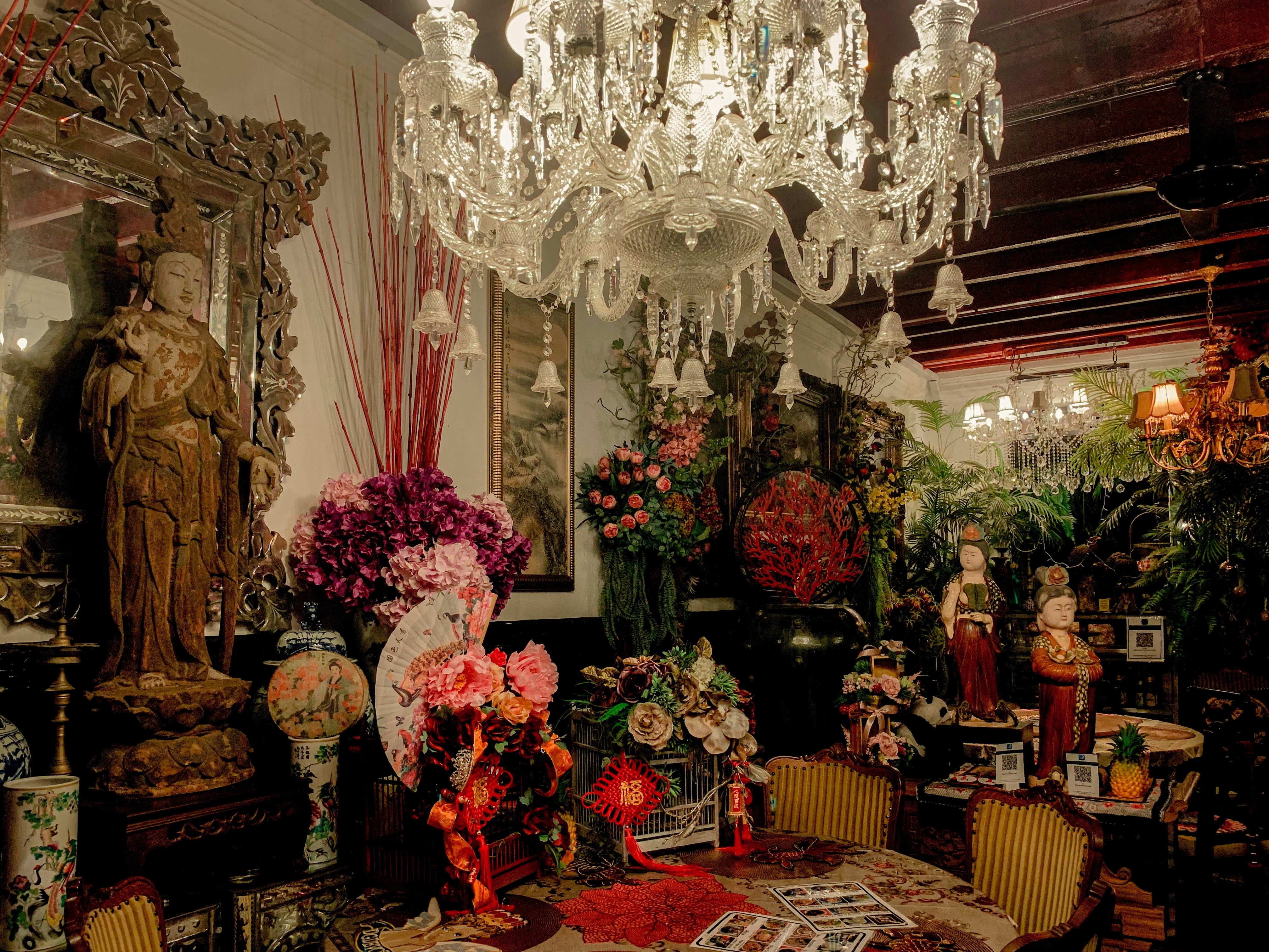Crystal Canopy: A Baroque Bazaar Under Glass