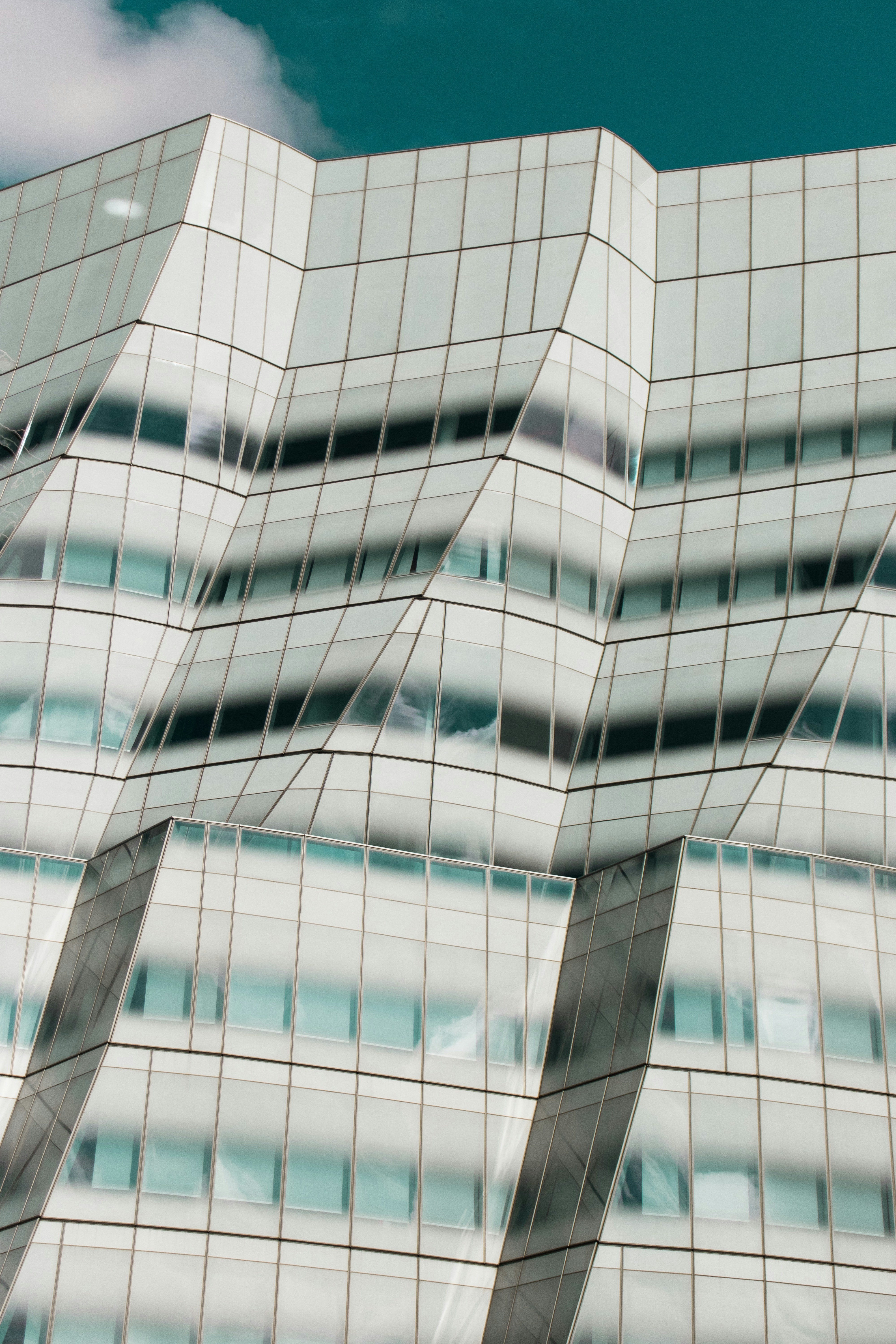 Blue and white glass walled building photo – Free Backgrounds Image on ...