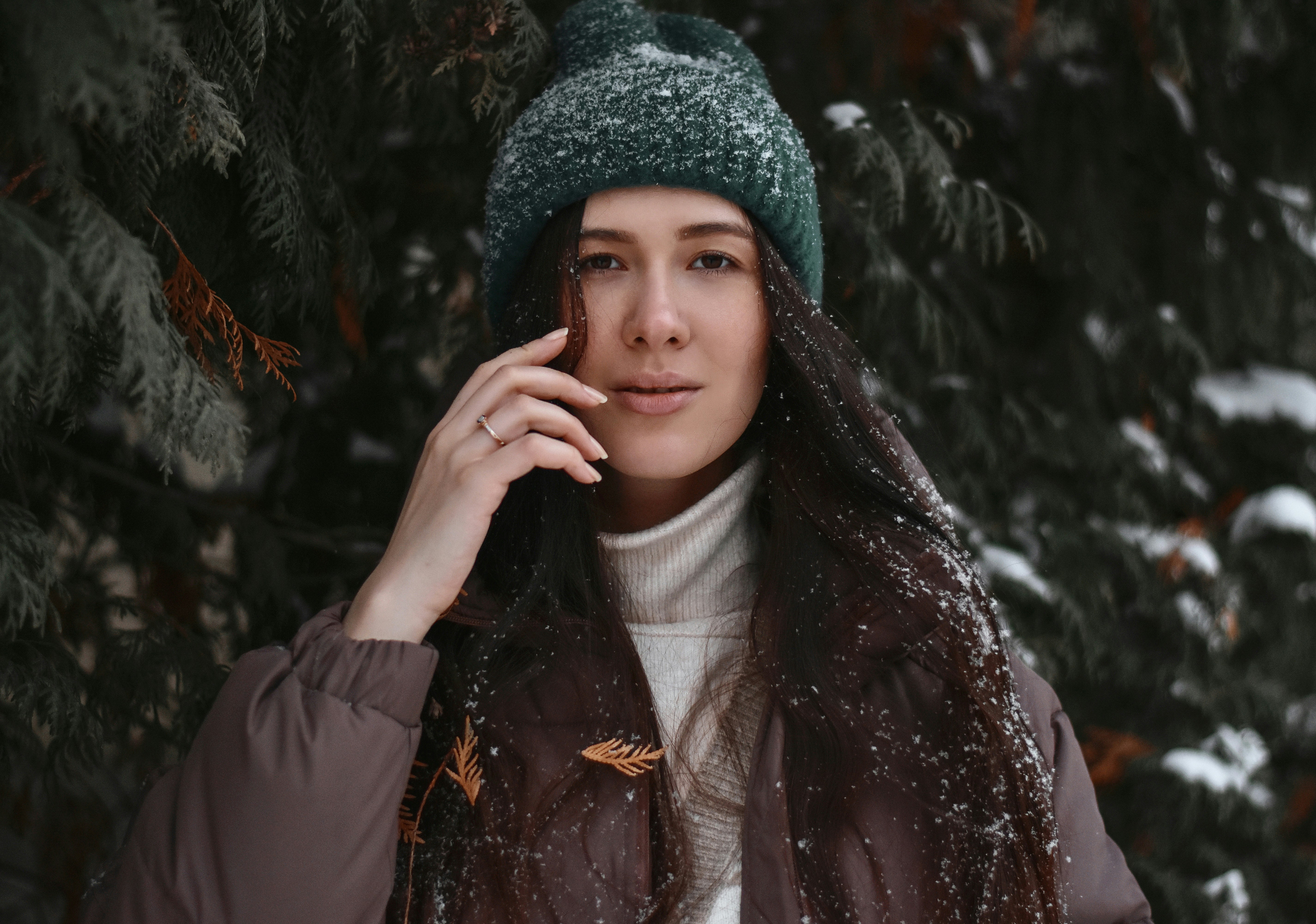 Beautiful snow girl (remake retouch)