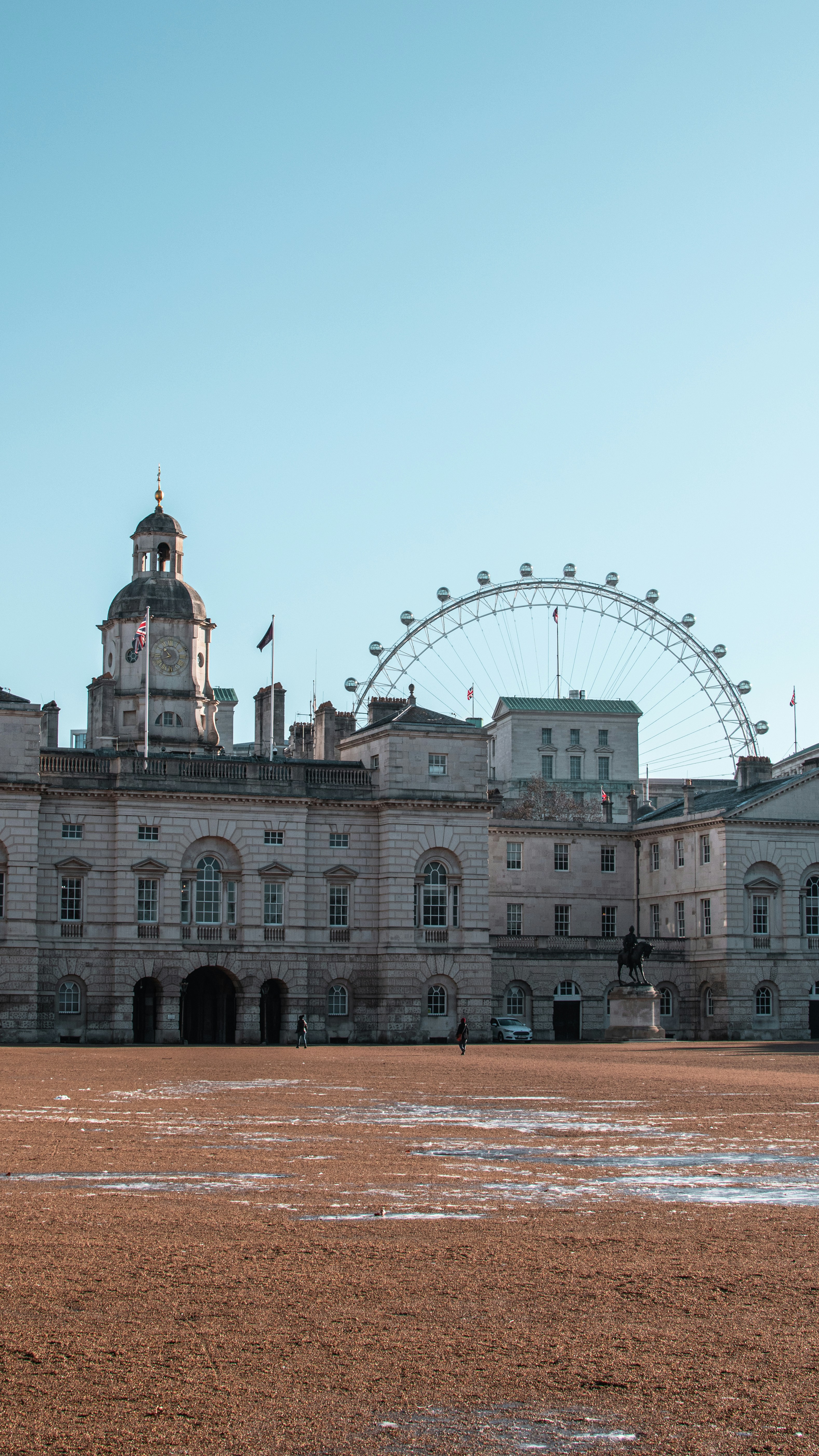 The Gatekeeper's Vista: A Monumental Corner Framed by the London Eye