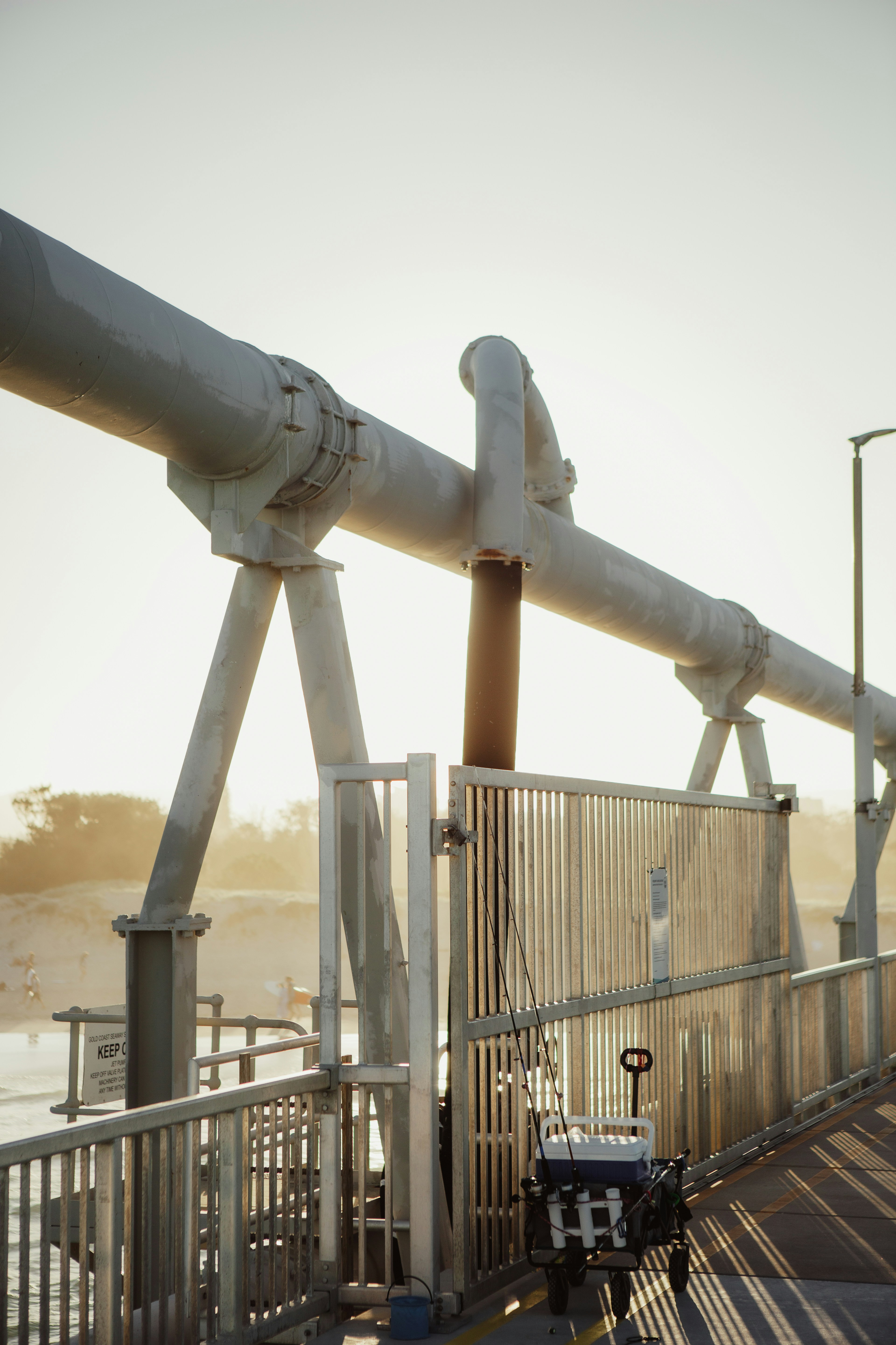 Industrial Gatekeeper: Sunlit Pipeline Corridor