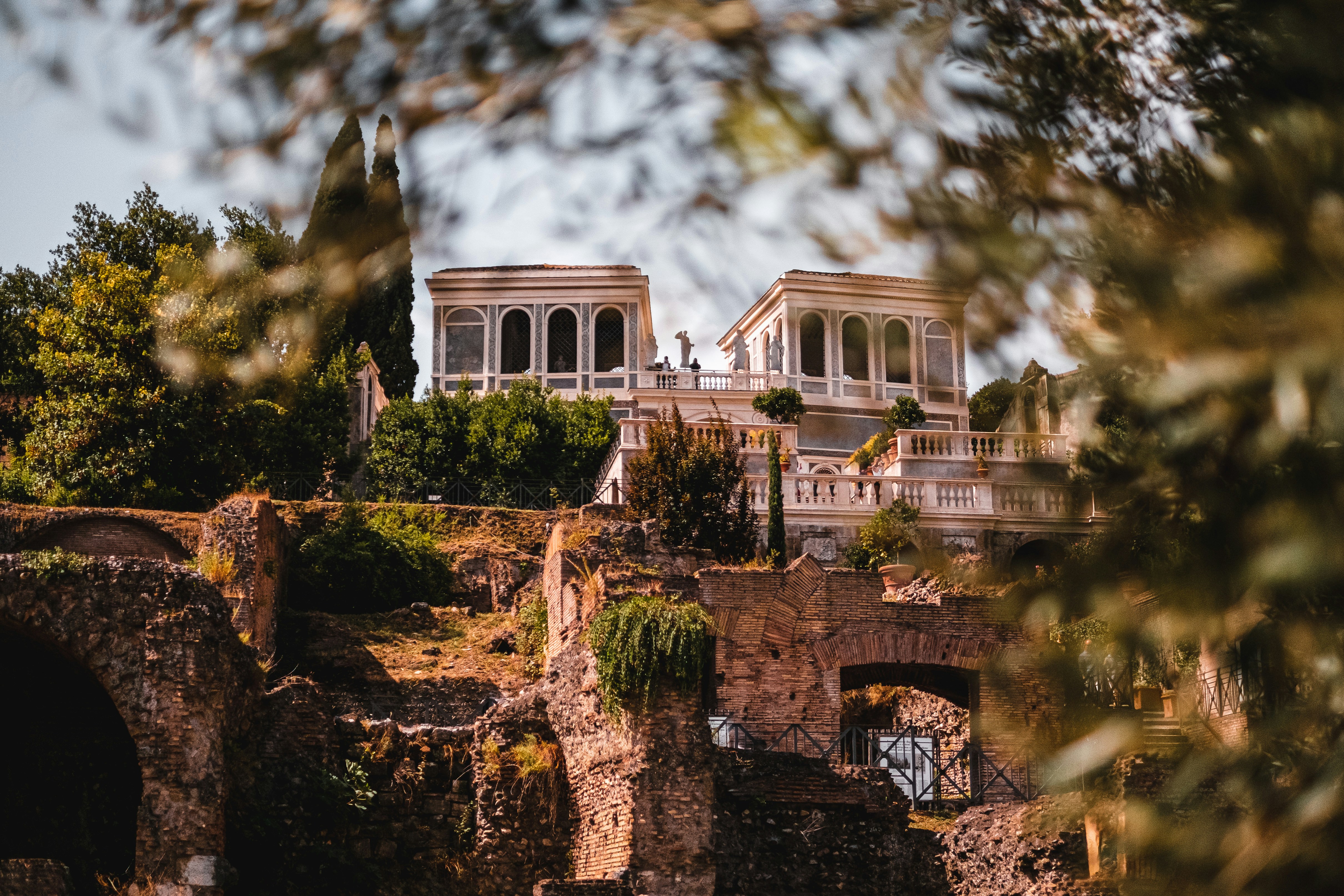 Photo spot at Historic Ruins Framed by Nature's Canvas