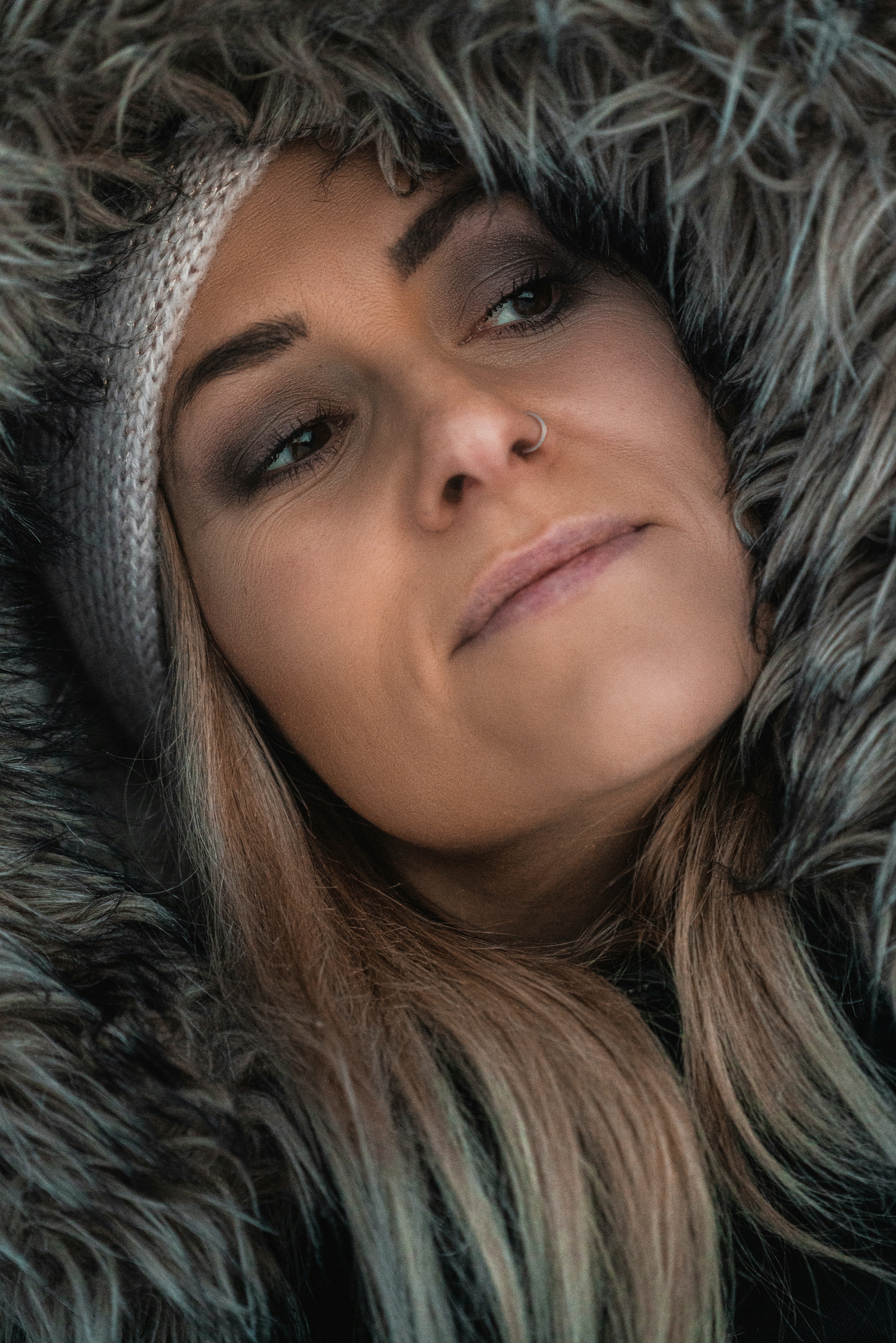 Cozy Hooded Gaze
