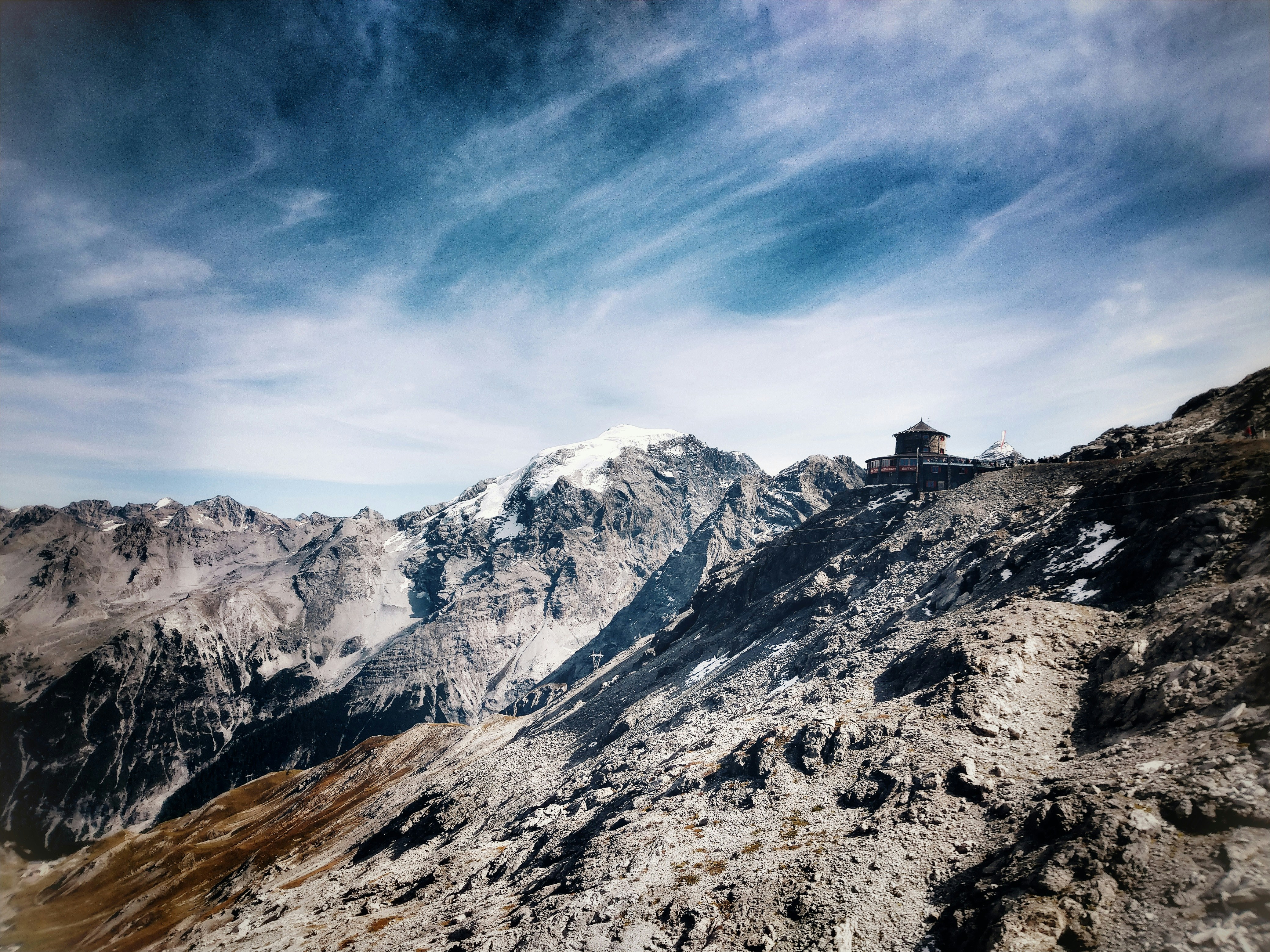 Gray rocky mountain under blue sky during daytime photo – Free Stelvio ...