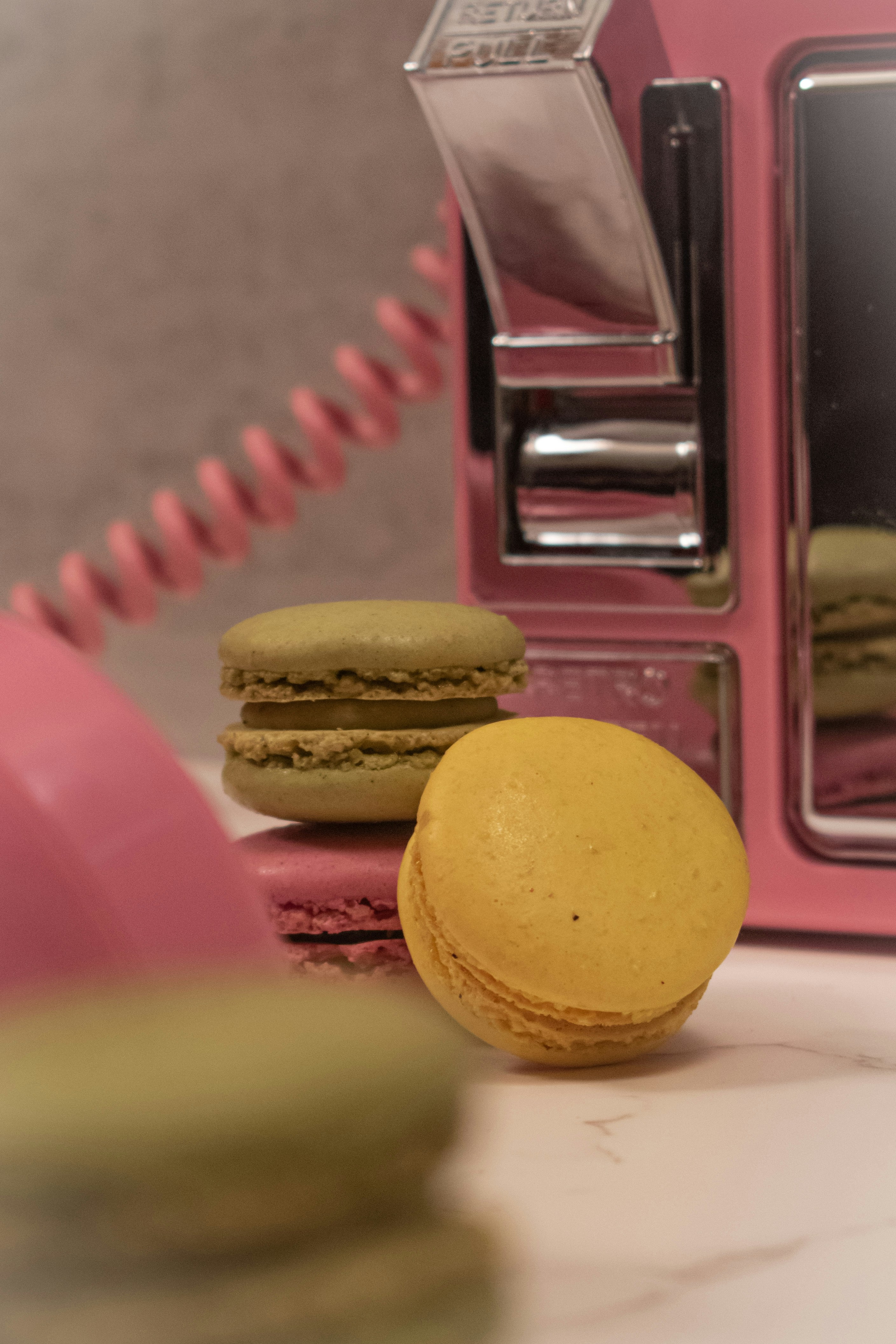 Macarons by the Pink Payphone