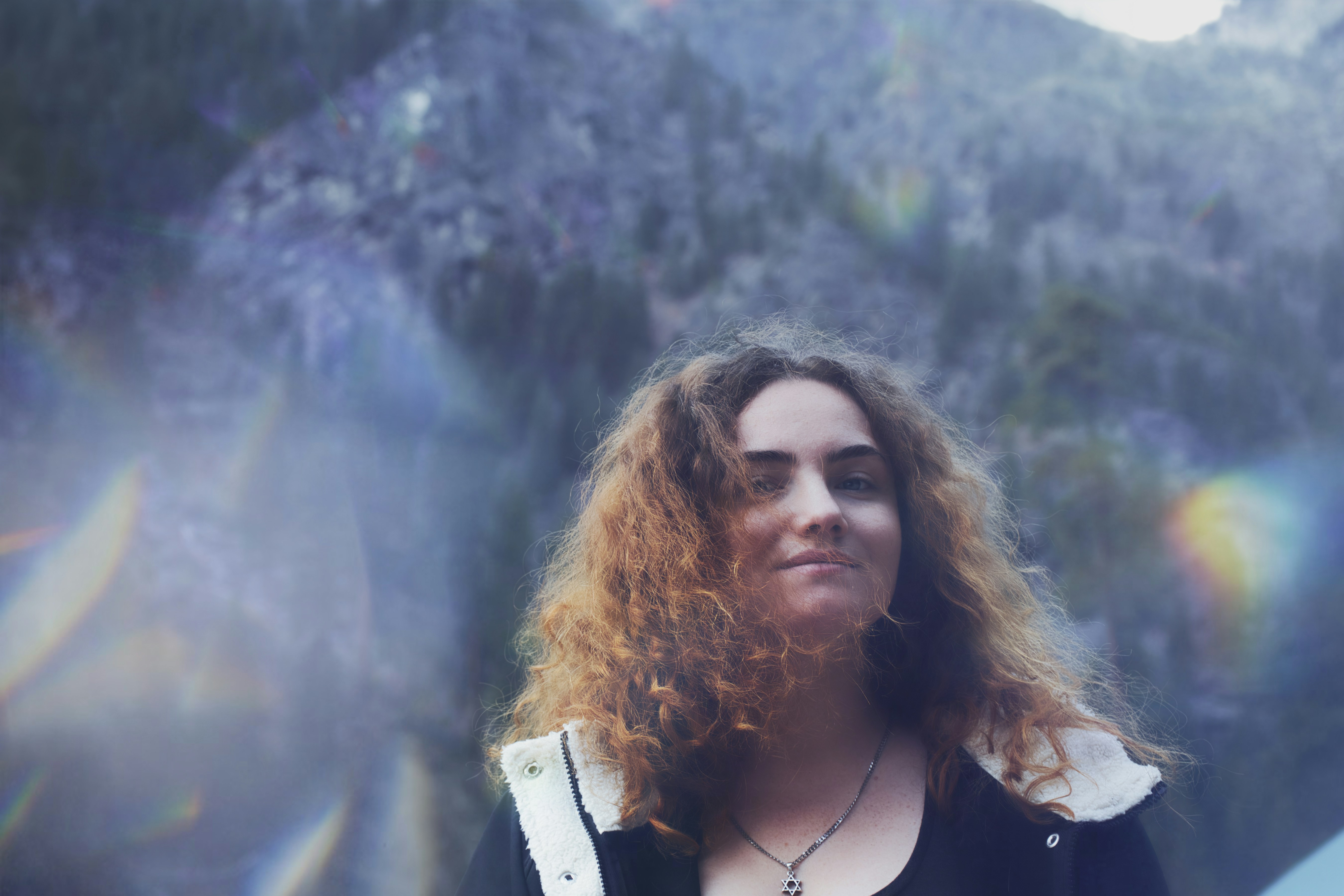 Prism Mist Portrait: A Quiet Moment with Light