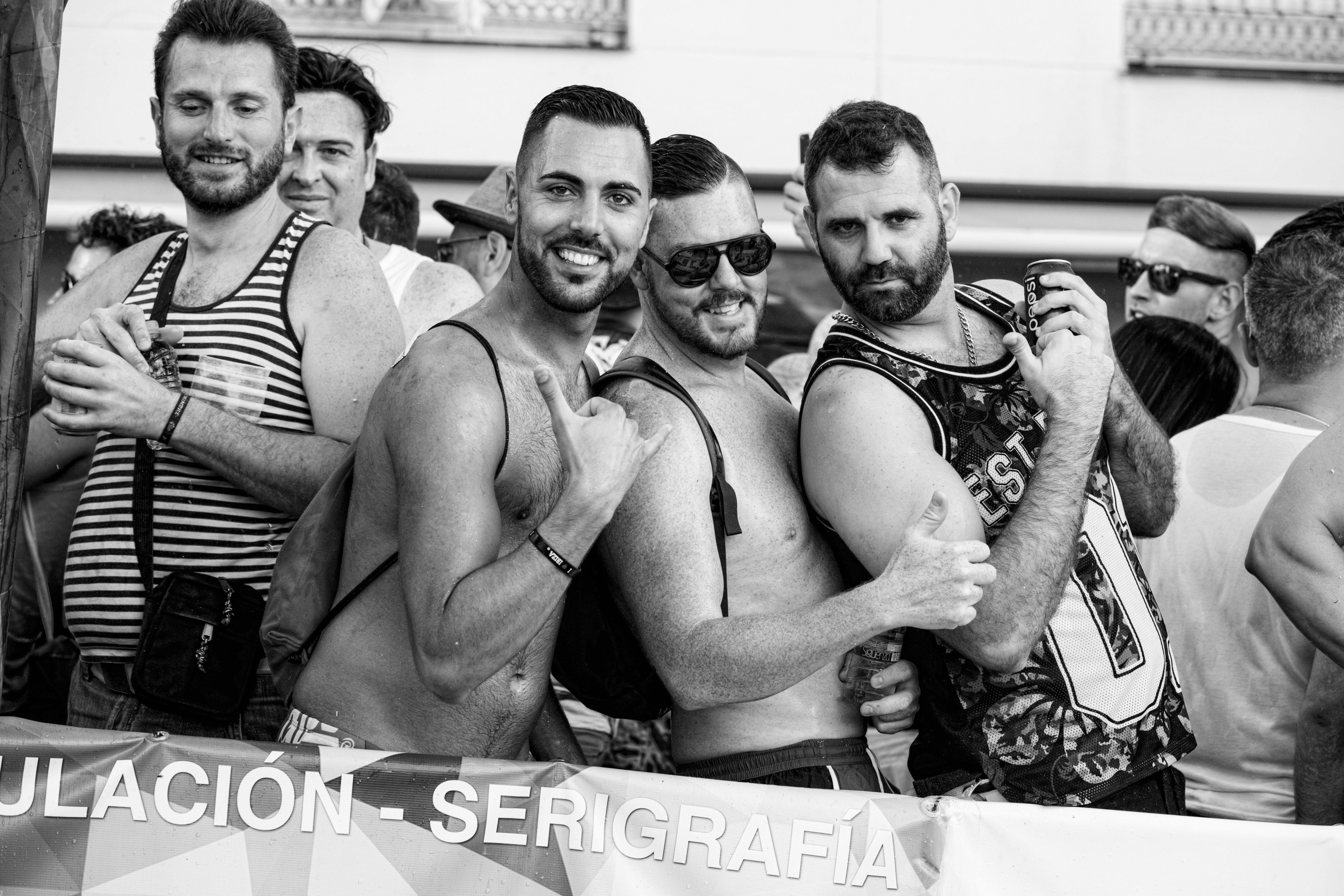 Grayscale photo of 3 men and 2 women photo – Free Human Image on Unsplash