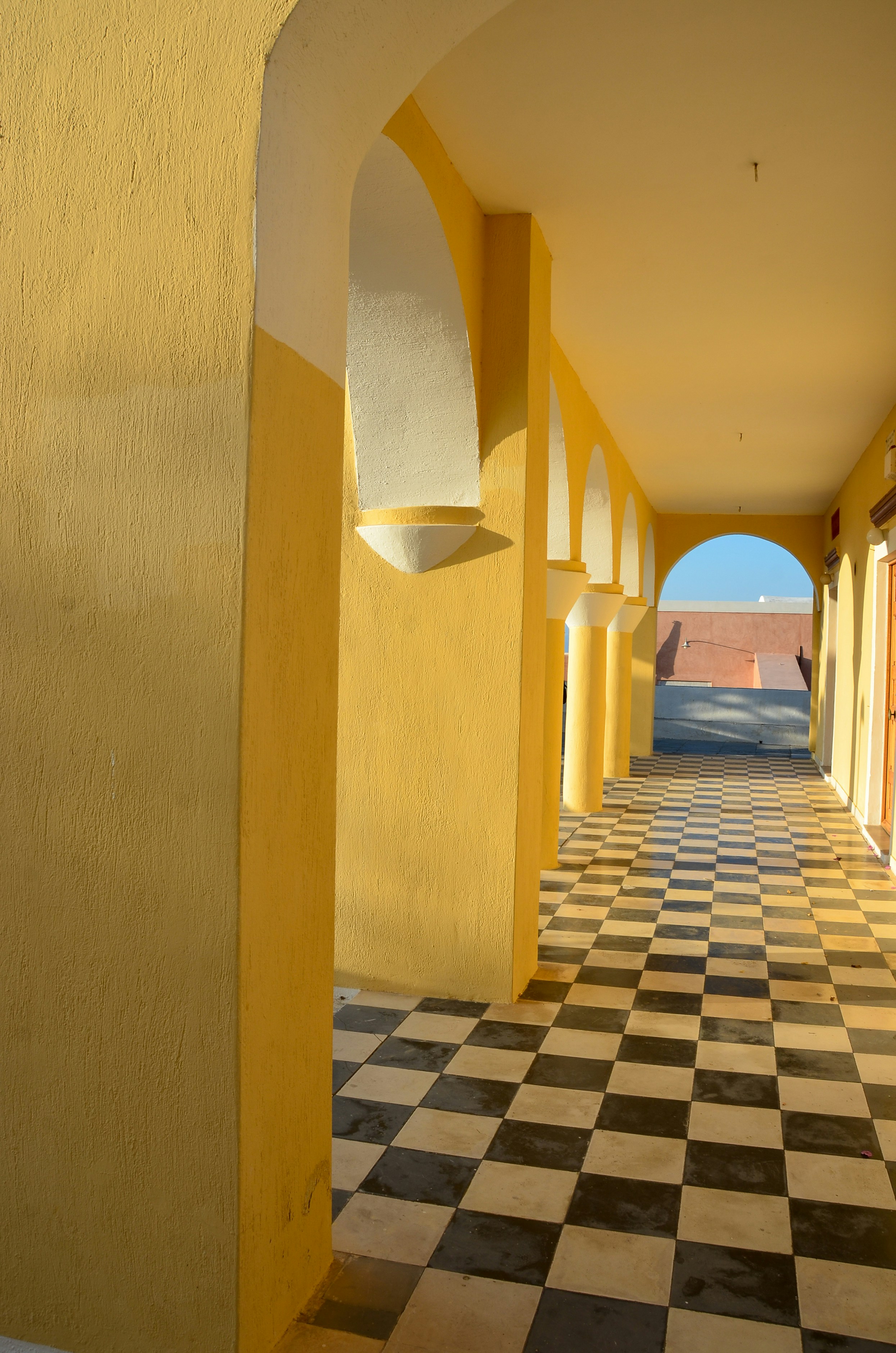 White and gray concrete hallway photo – Free Greece Image on Unsplash