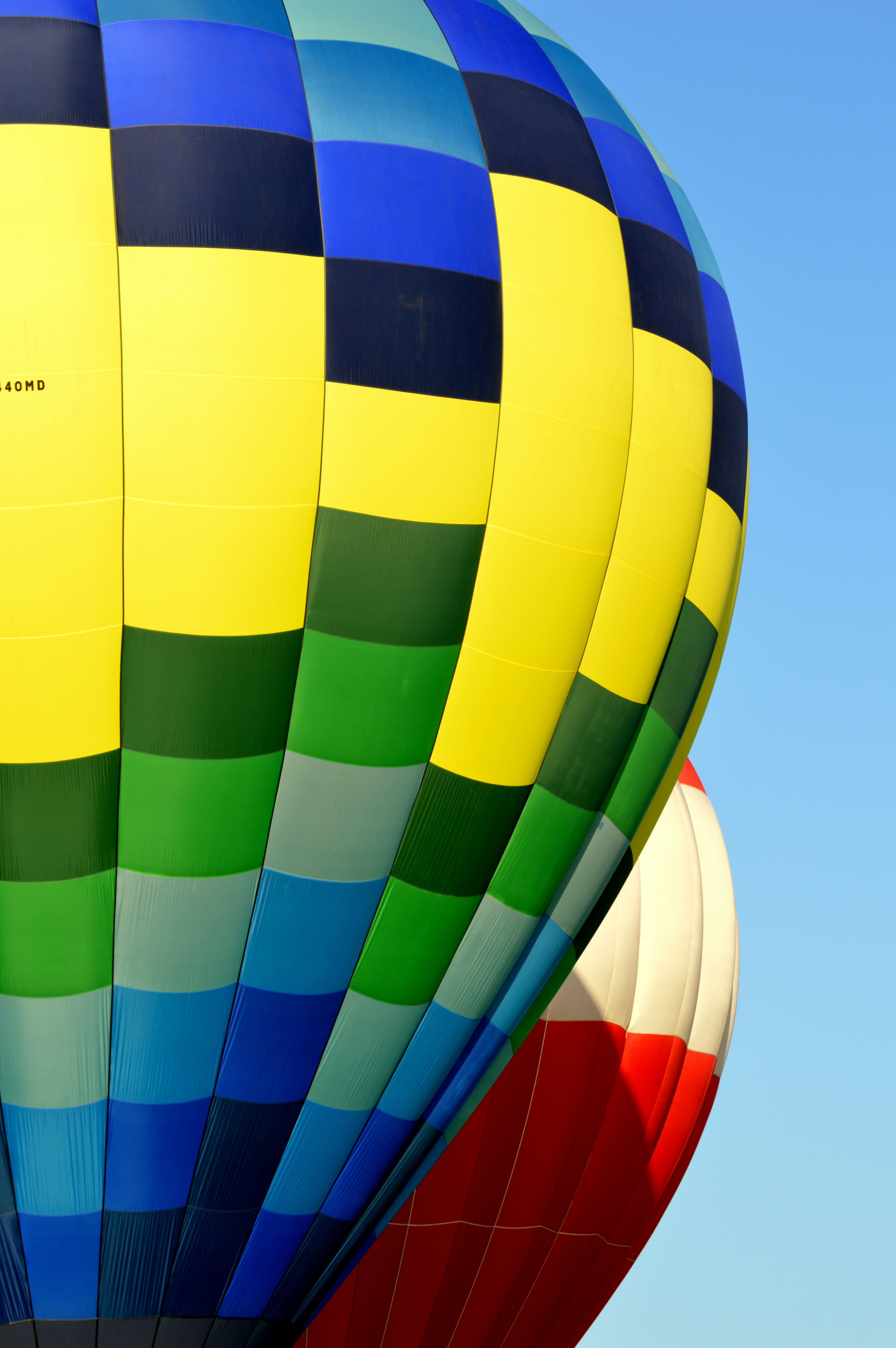 Mongolfiera verde, gialla e blu foto – Immagine gratis di Veicolo su ...