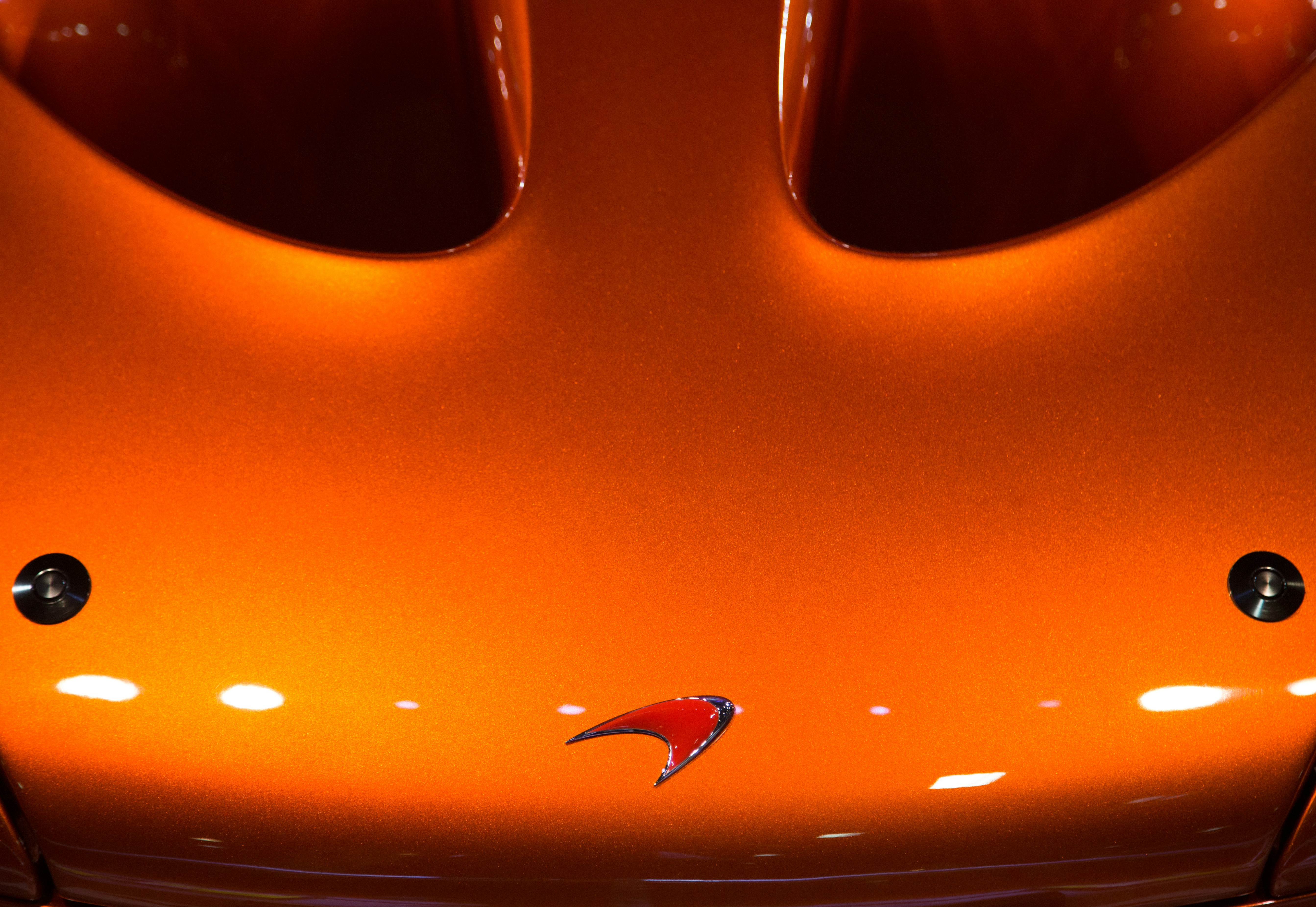 Fiery Orange Hood with Emblem Center Stage