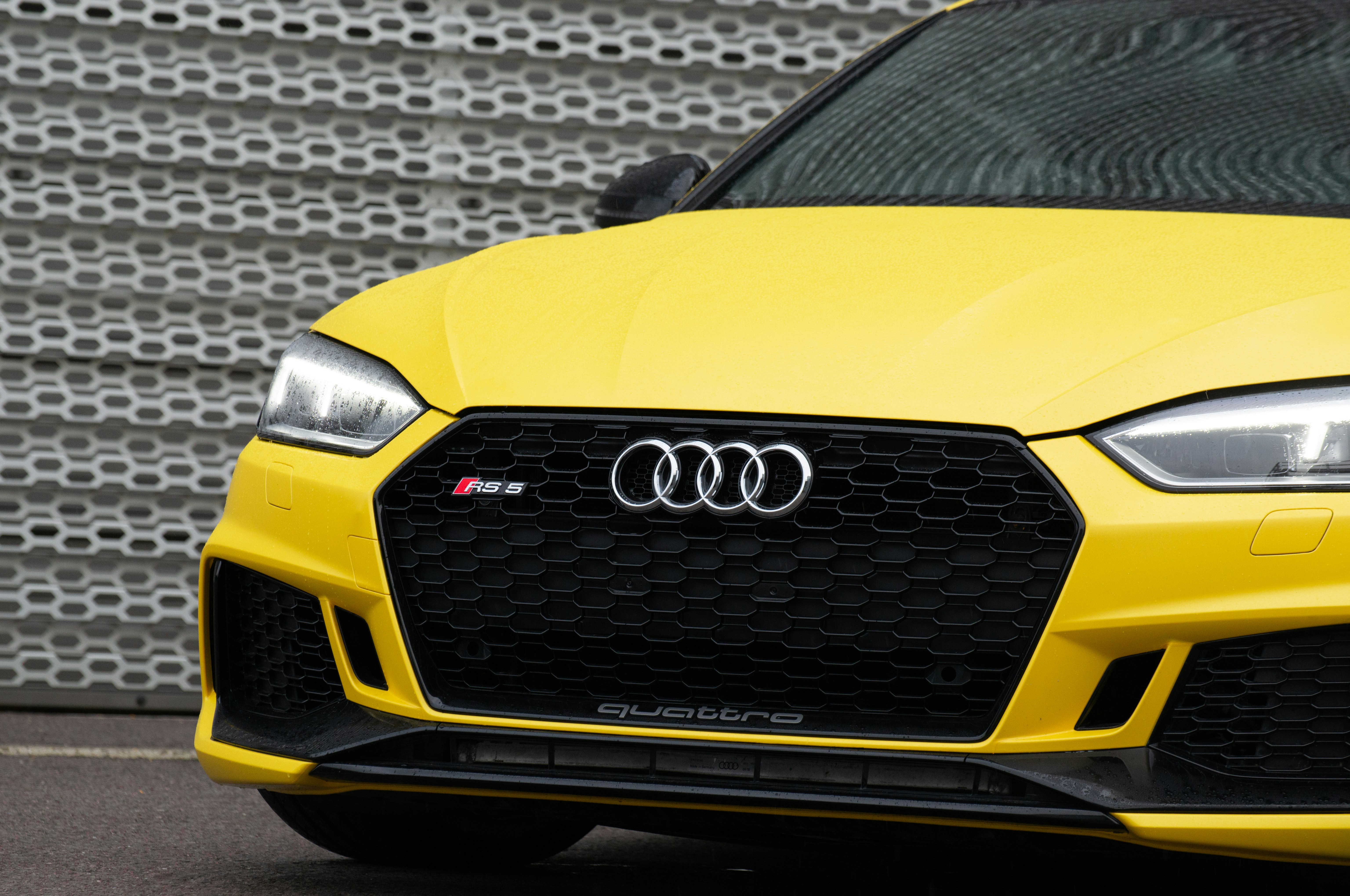 Yellow audi r 8 parked on gray pavement photo – Free Yellow Image on ...
