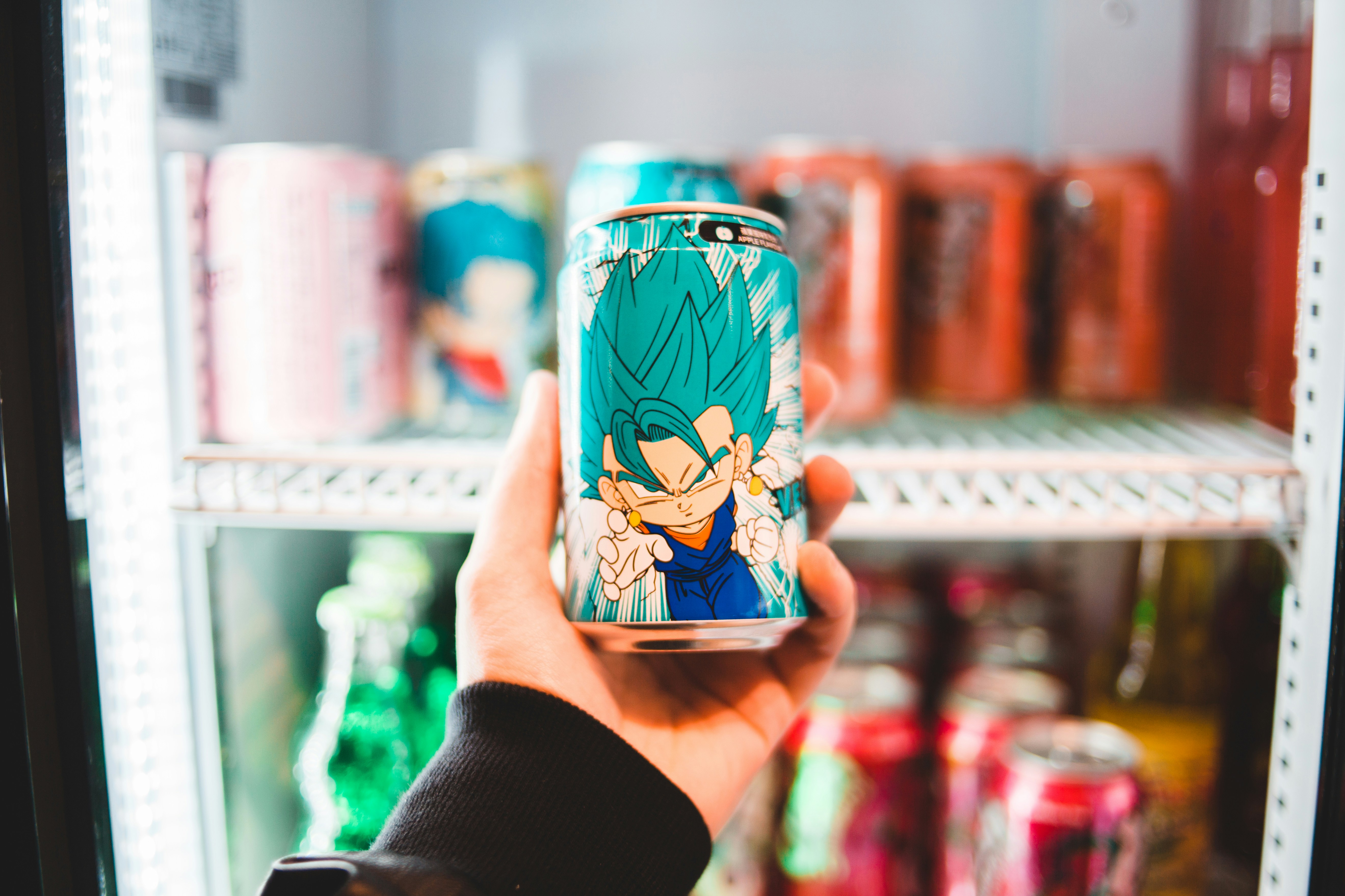 Dragon Ball Can: Centerstage Portrait in a Frosted Fridge