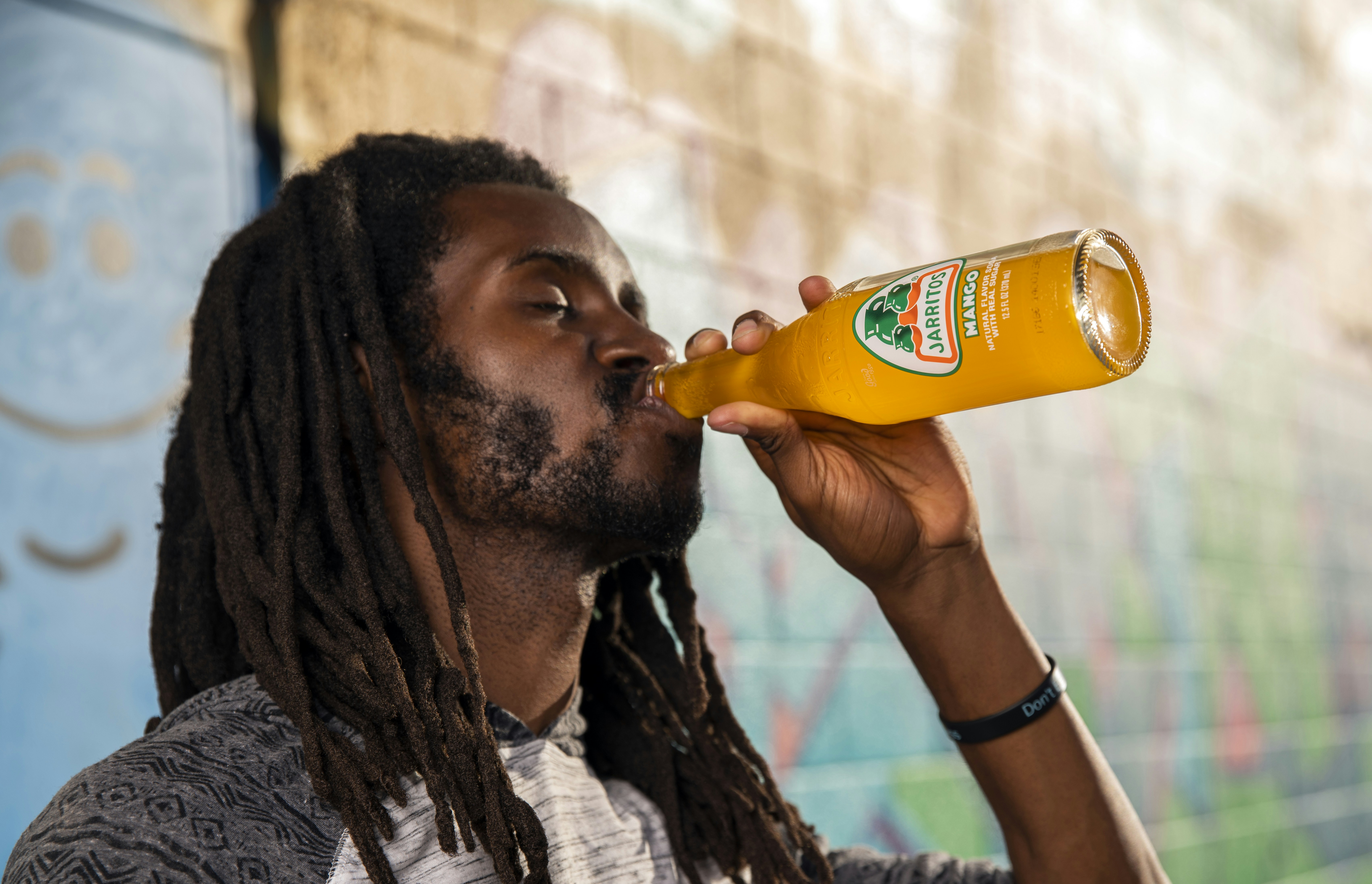 Chill Sip: Portrait of Focused Enjoyment