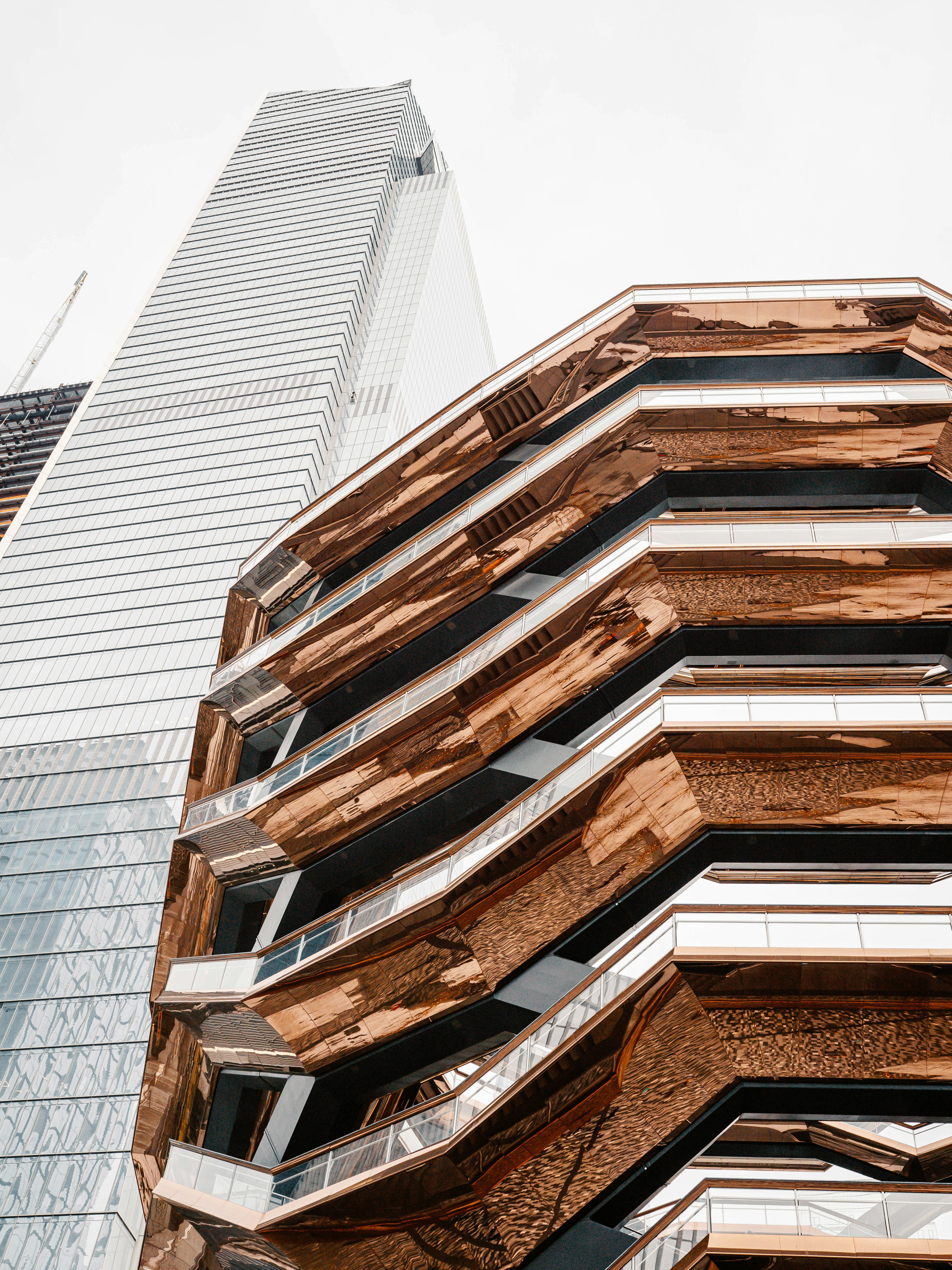 THE VESSEL | brown and white concrete building