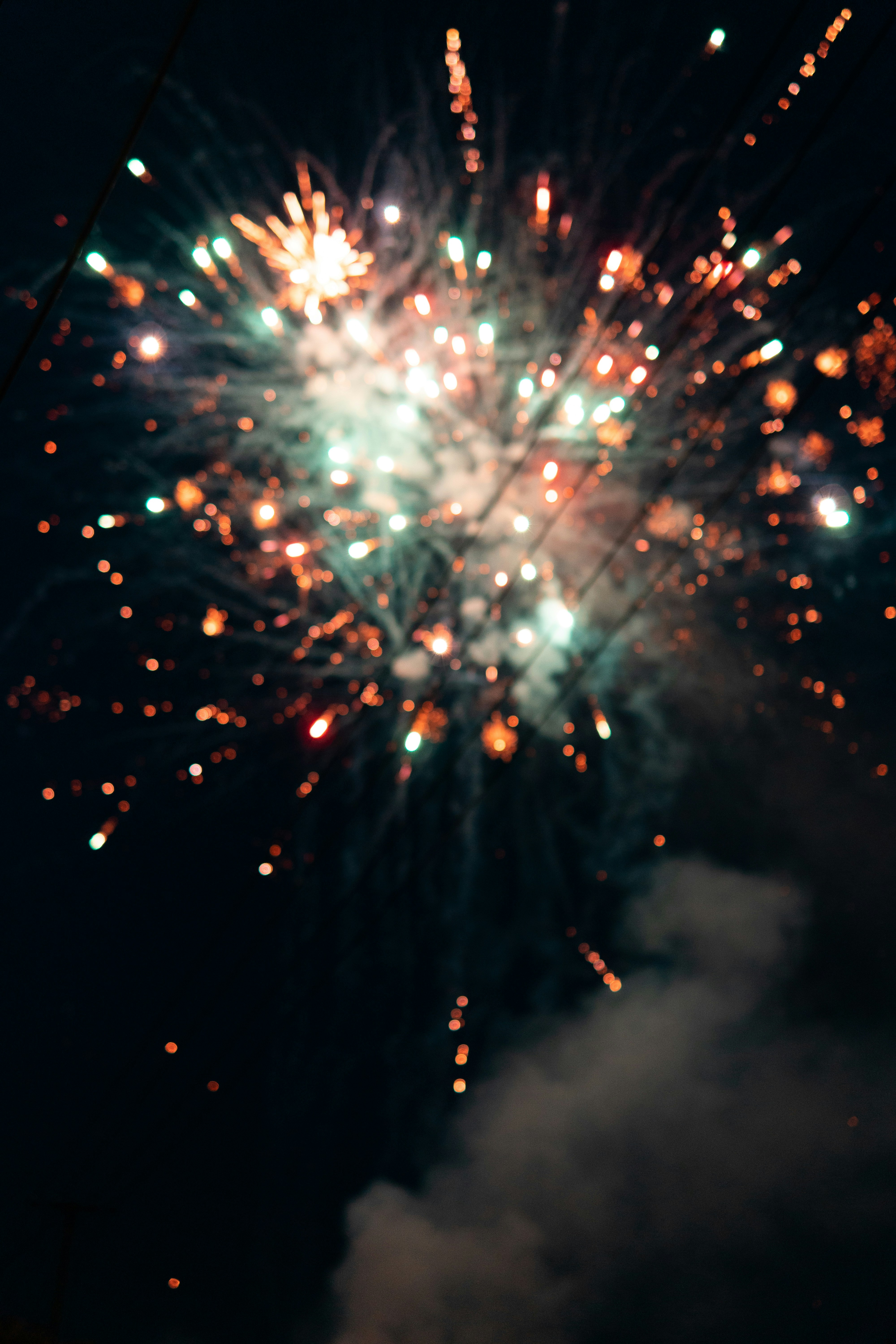 White and brown fireworks during nighttime photo – Free Fireworks Image ...