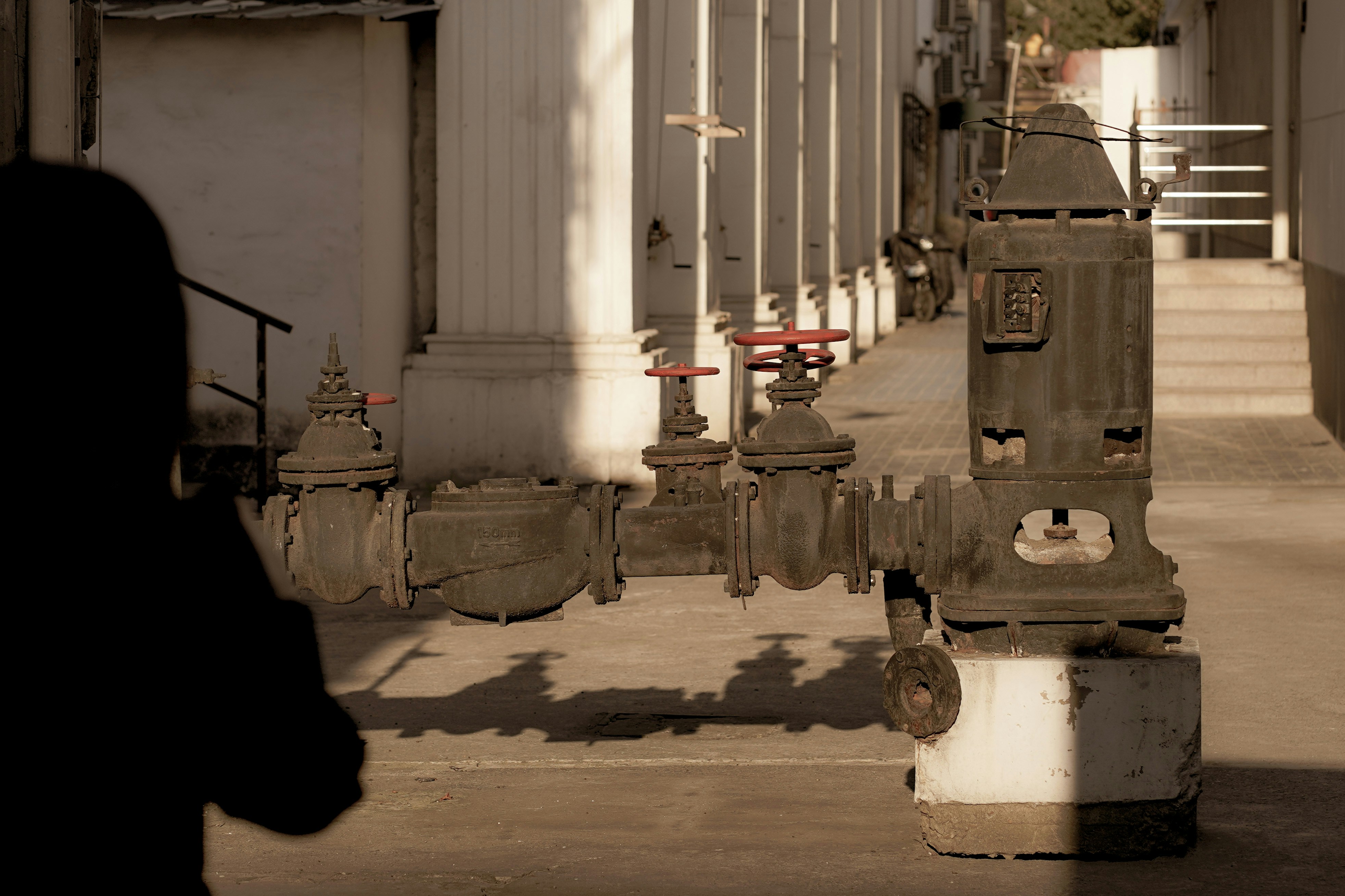 Stillness at the Water Valve Walkway