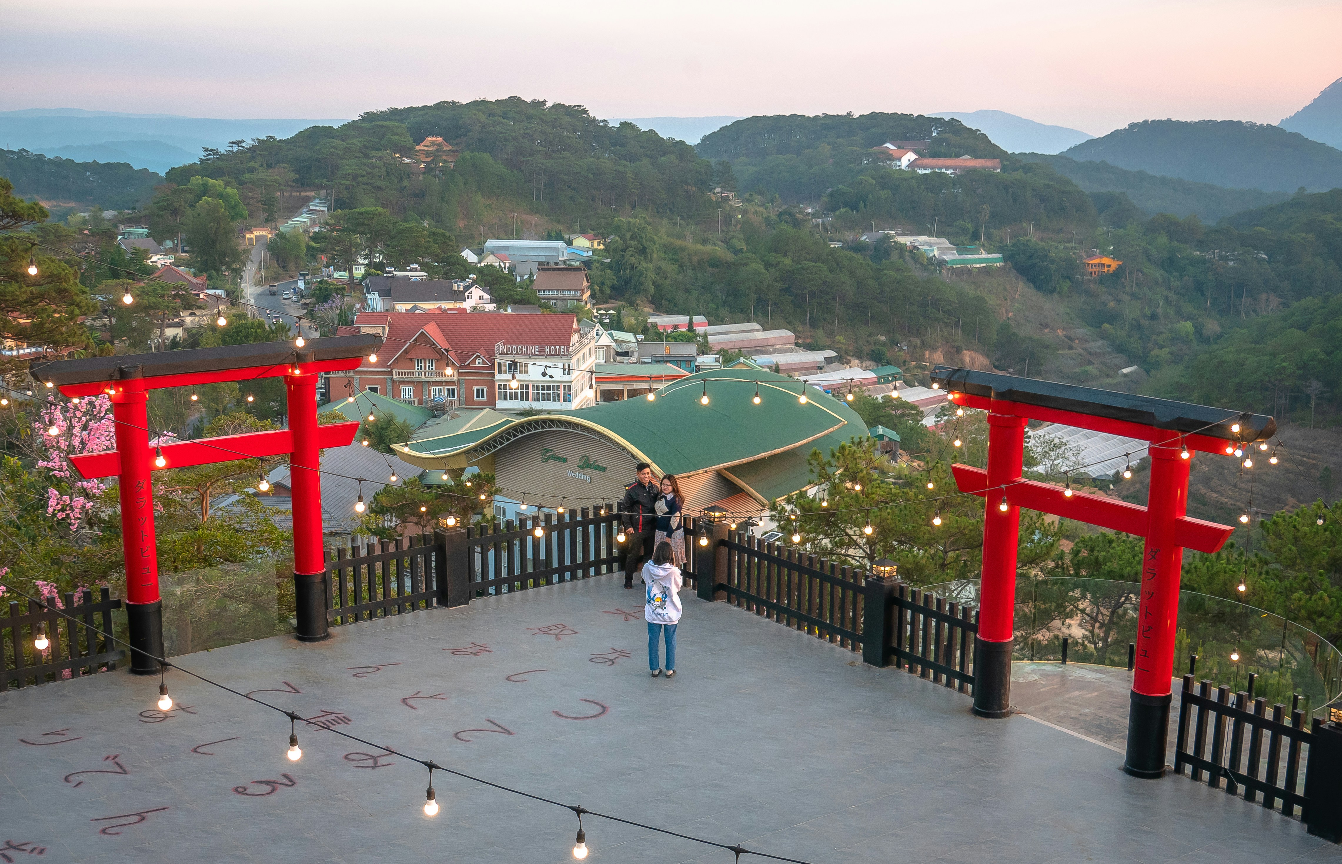 Twilight at the Hilltop Torii Gate