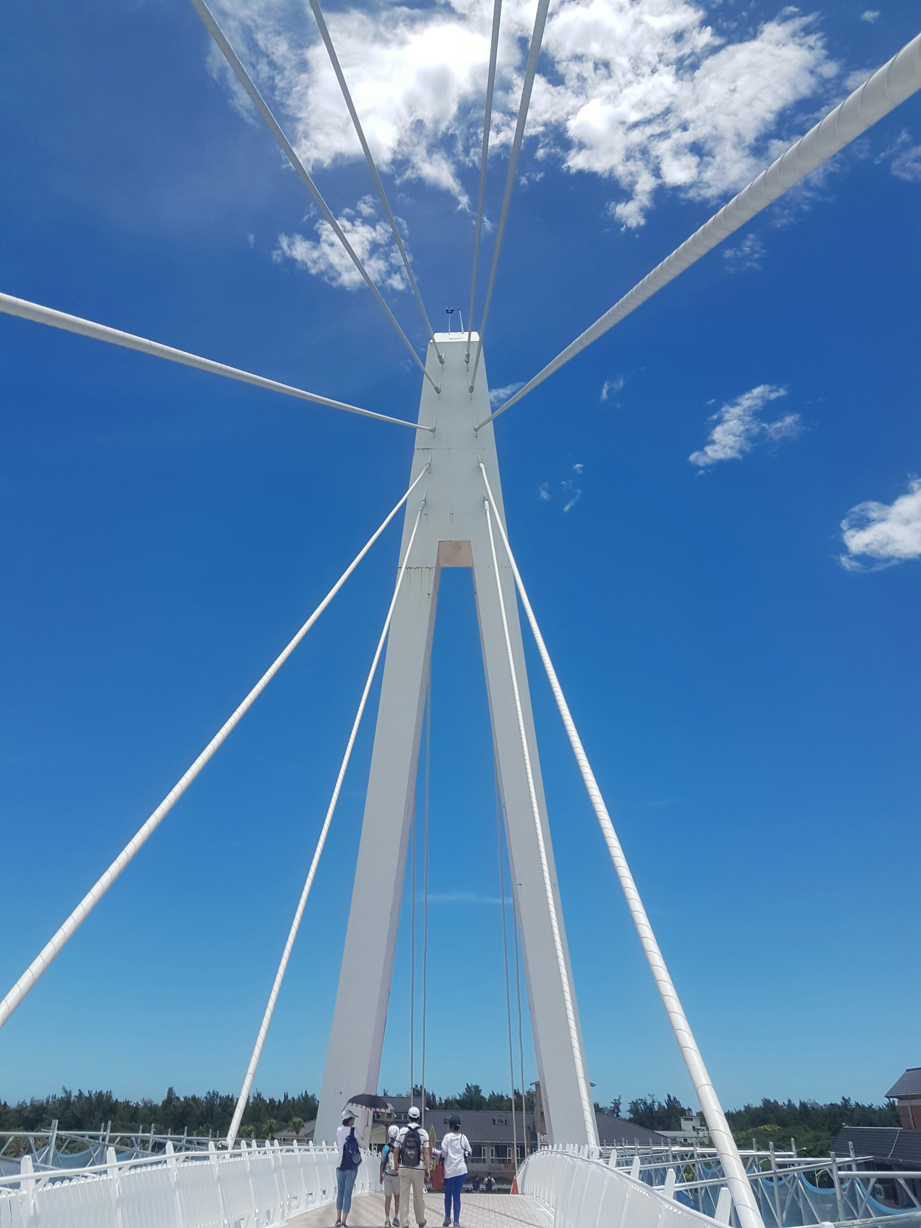 white metal electric post under blue sky during daytime
