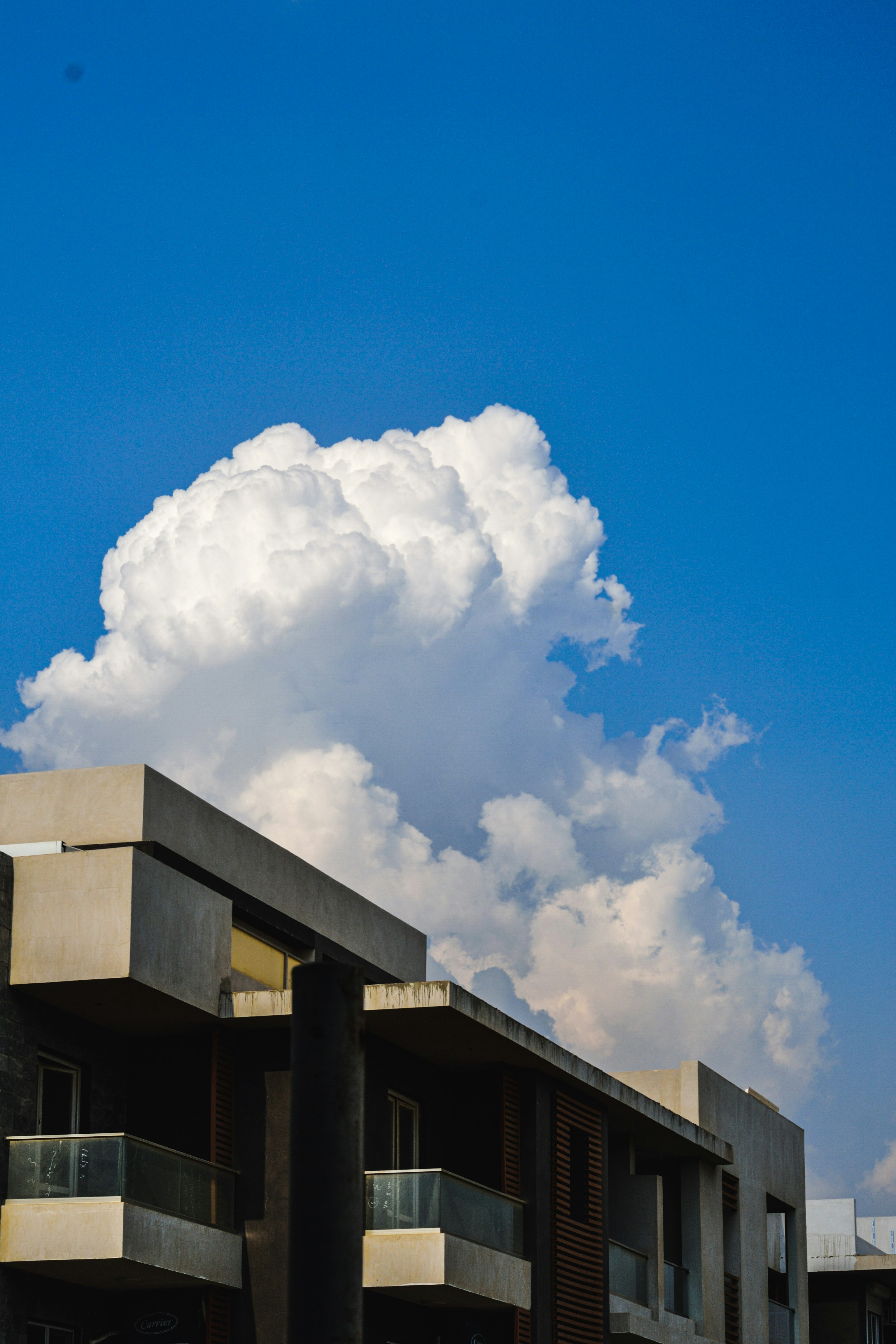 Clouds Embracing Urban Lines