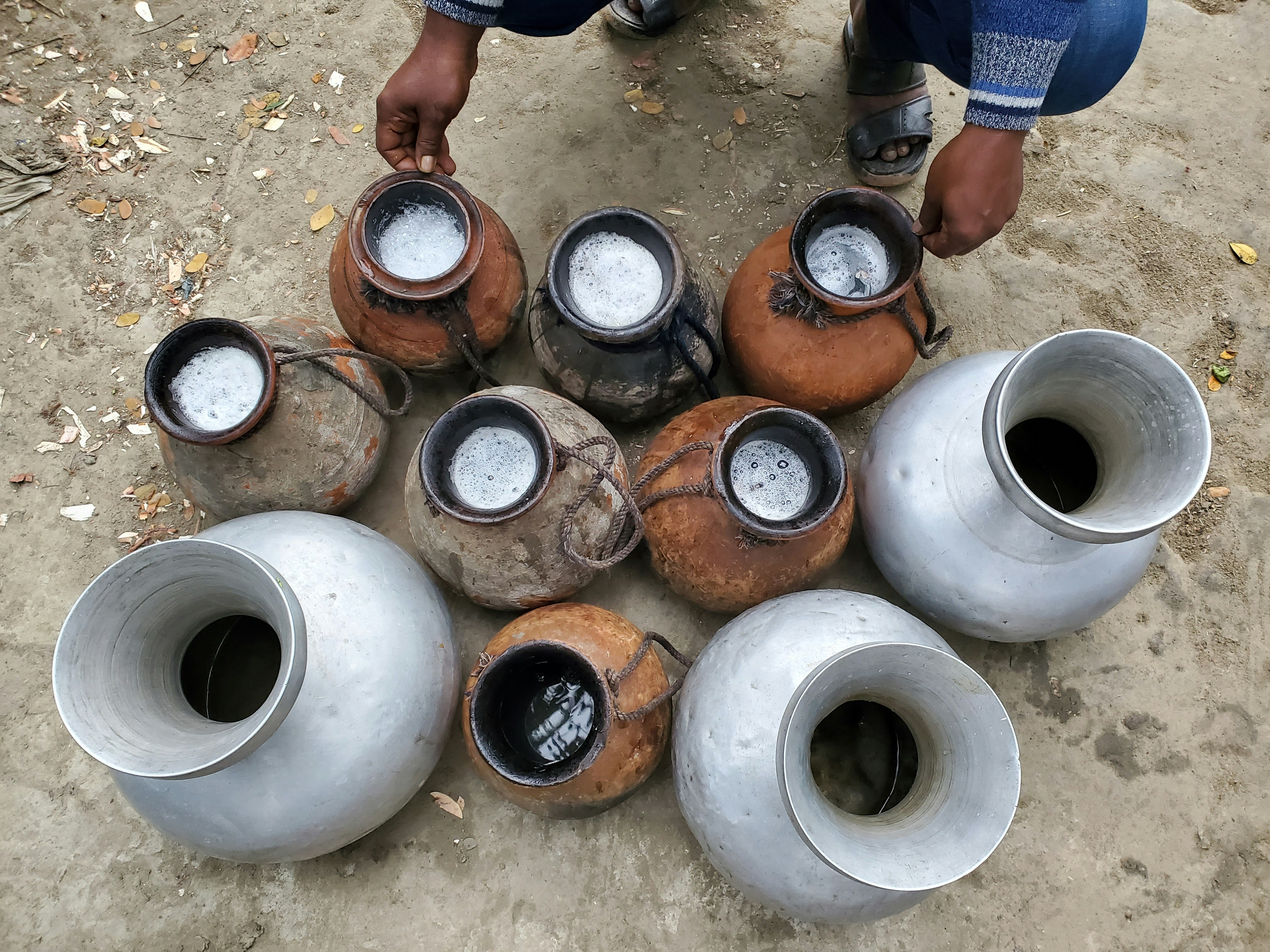 Clay Pots Cluster: A Casual Collection of Traditional Vessels