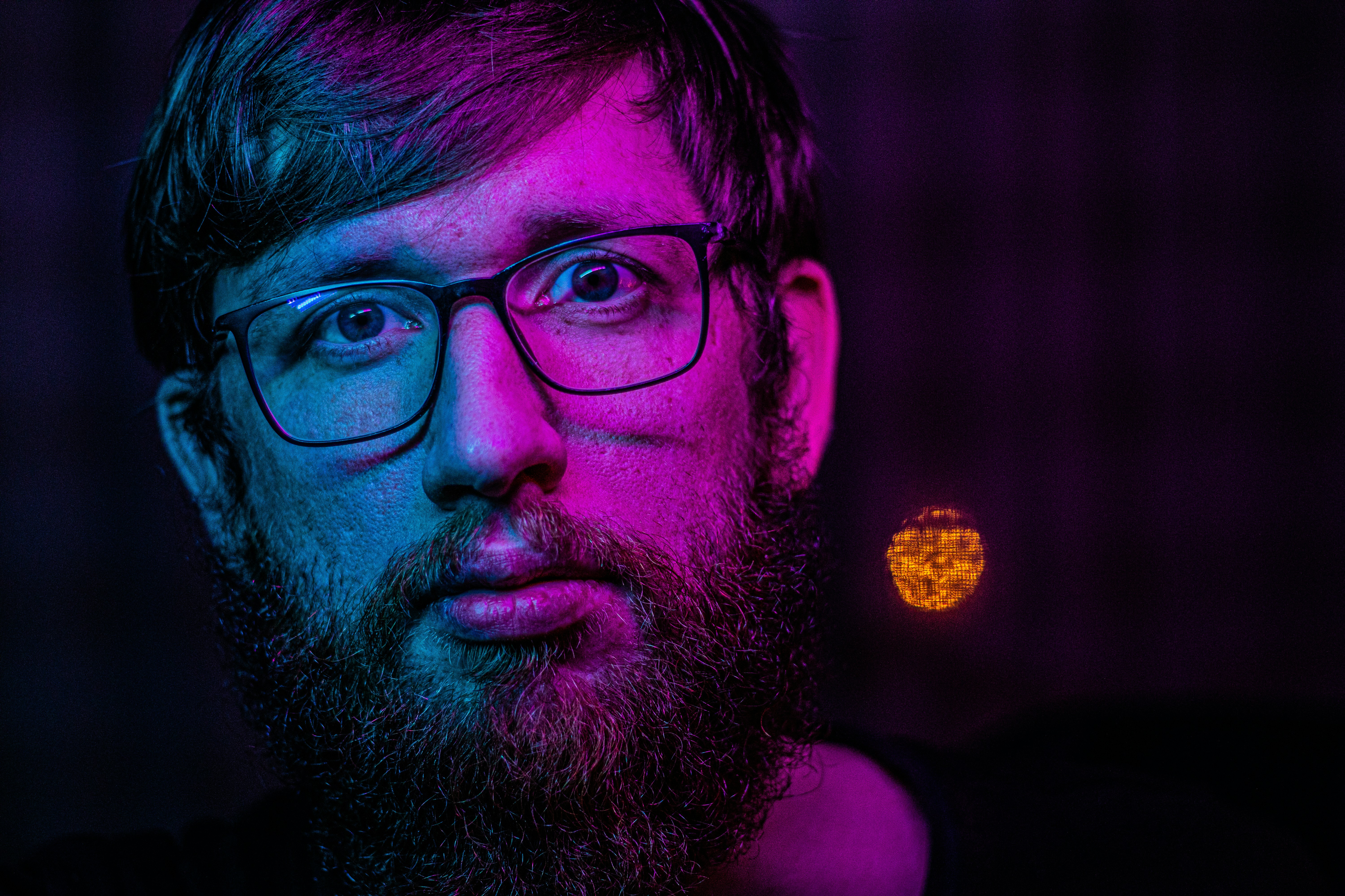 Man in black framed eyeglasses photo – Free Black Image on Unsplash